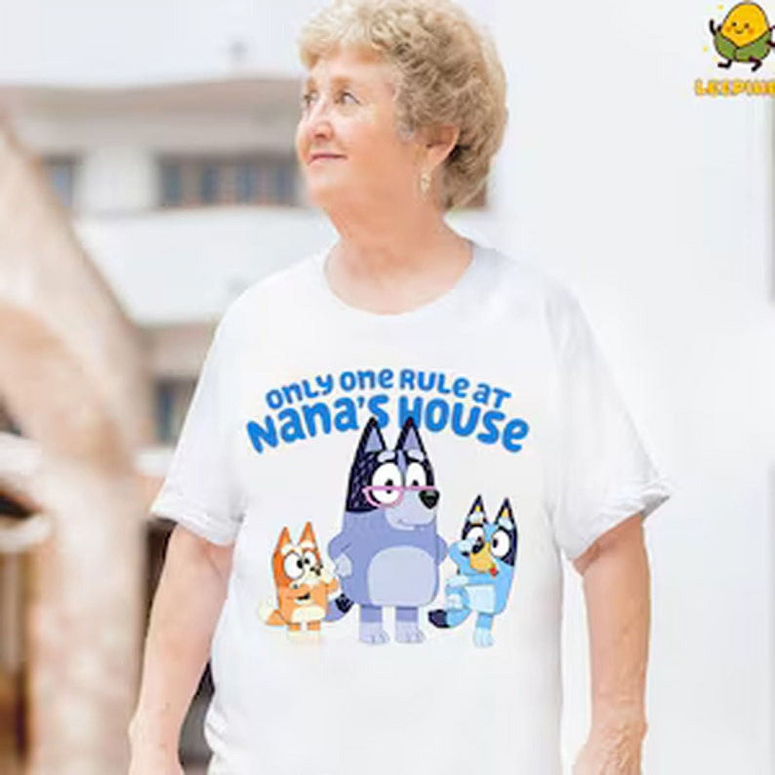 TendyTee Bluey Nana Shirt | Bluey Grandma Nana Shirt | Bluey Family ...