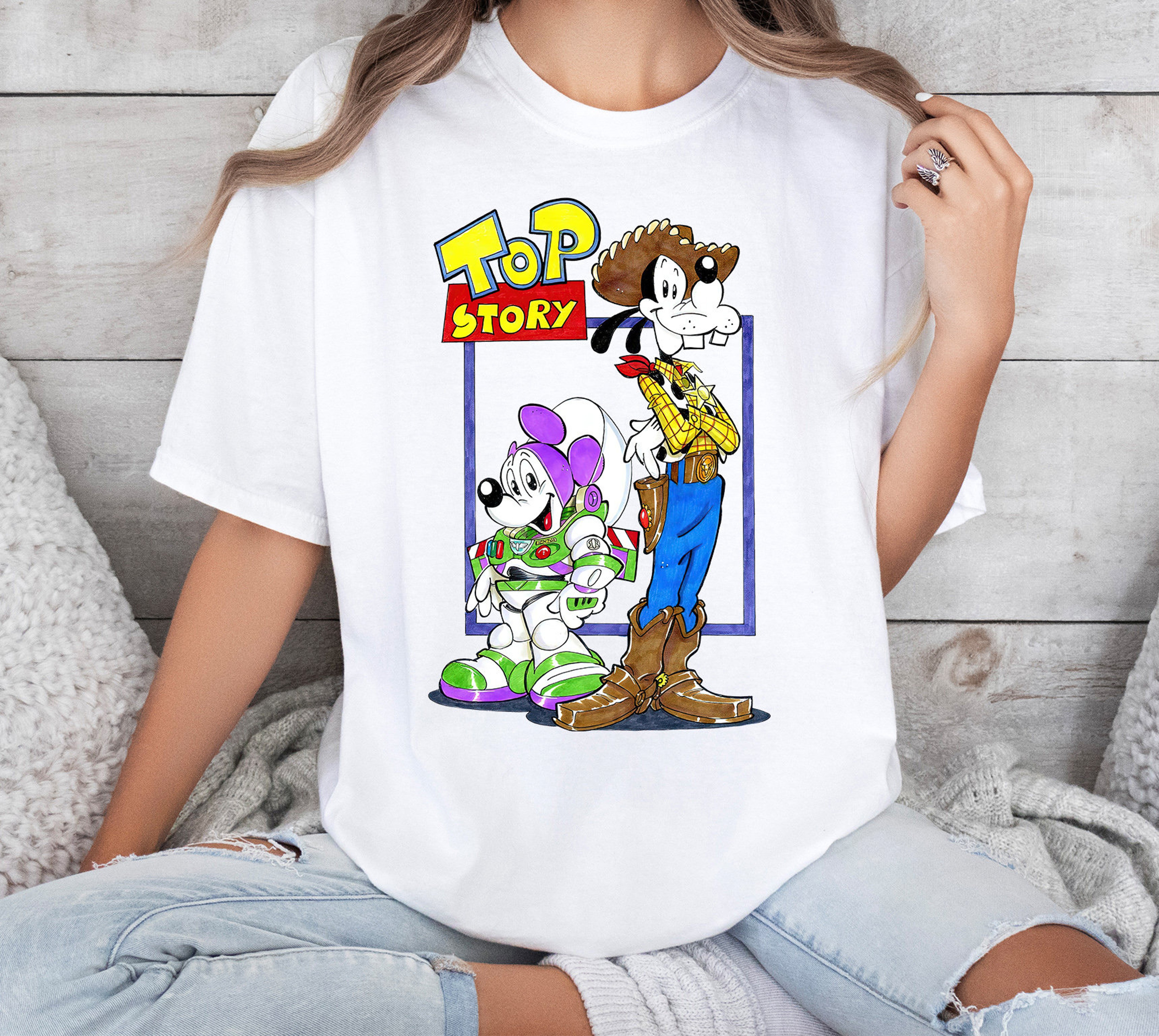 TendyTee Disney Toy Story Mickey And Goofy Cosplay Buzz And Woody ...