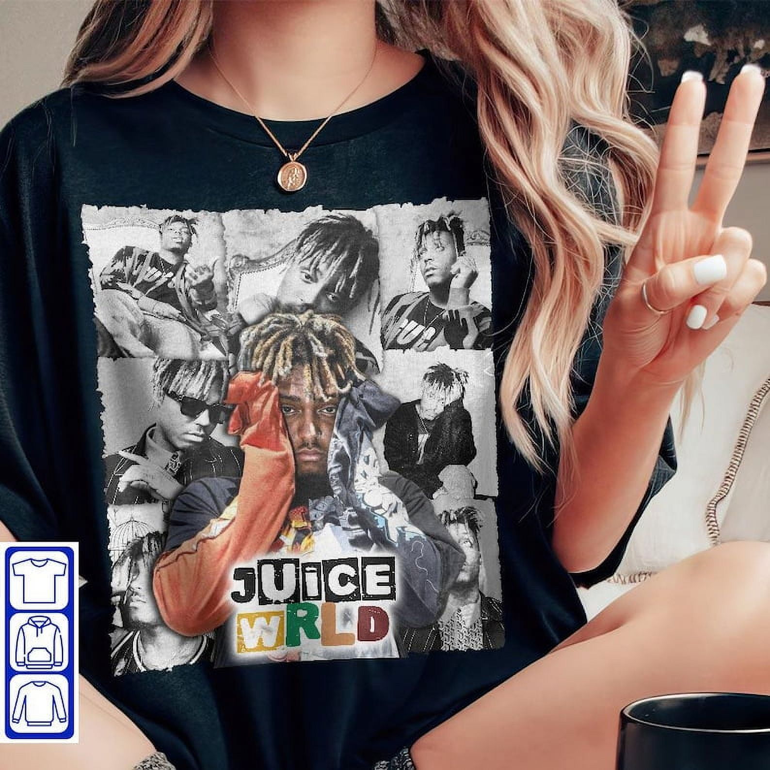 TendyTee Juice Wrld Rap , Legends Never Die Album 90s Y2K Merch Vintage ...