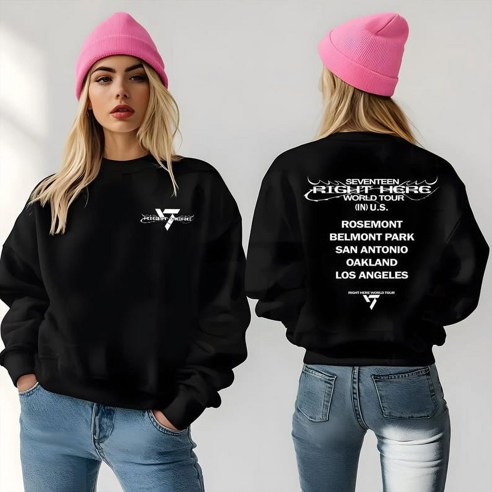 TendyTee SVRighHere World Tour Sweat, Seventeen RighHere World Tour T ...