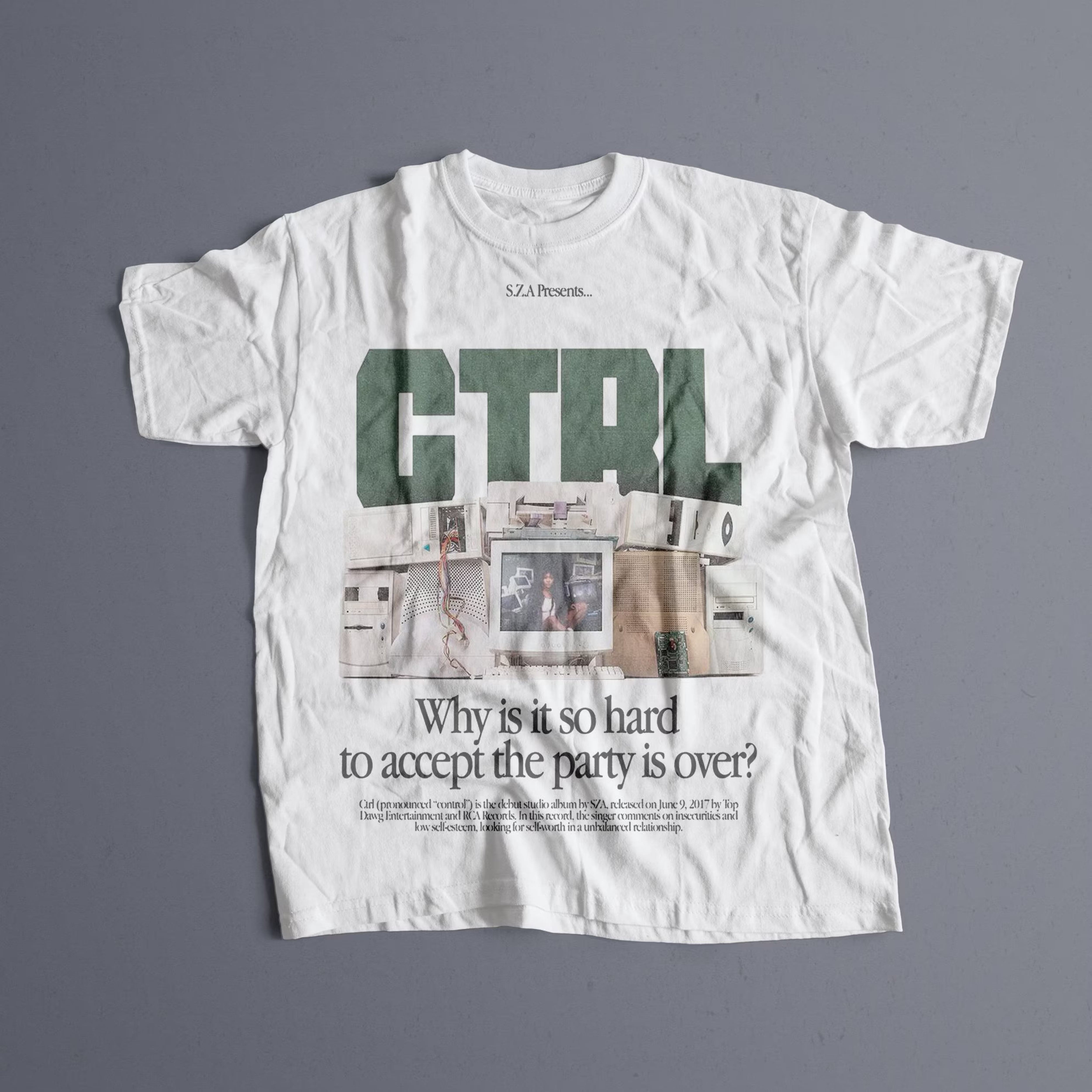 TendyTee SZA- CTRL T-shirt, sza Graphic Tee, sza Merch, Rap Shirt, SOS ...