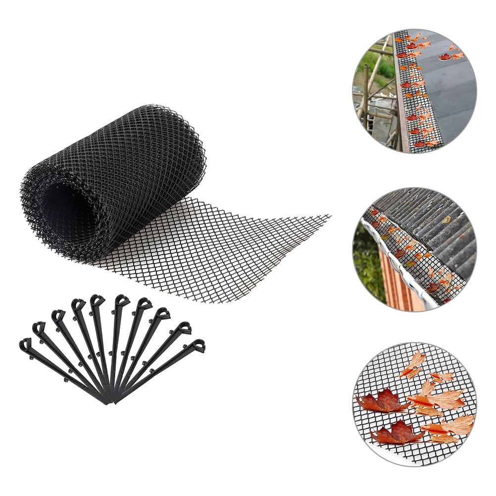UPKOCH 1 Set of Plastic Gutter Guard Mesh Gutter Guard Cover to Prevent ...