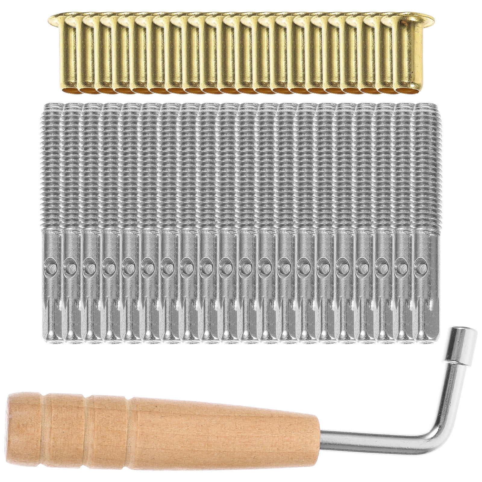 UPKOCH 1 Set of Replacement Professional Lyre Pegs with Tuning Wrench ...