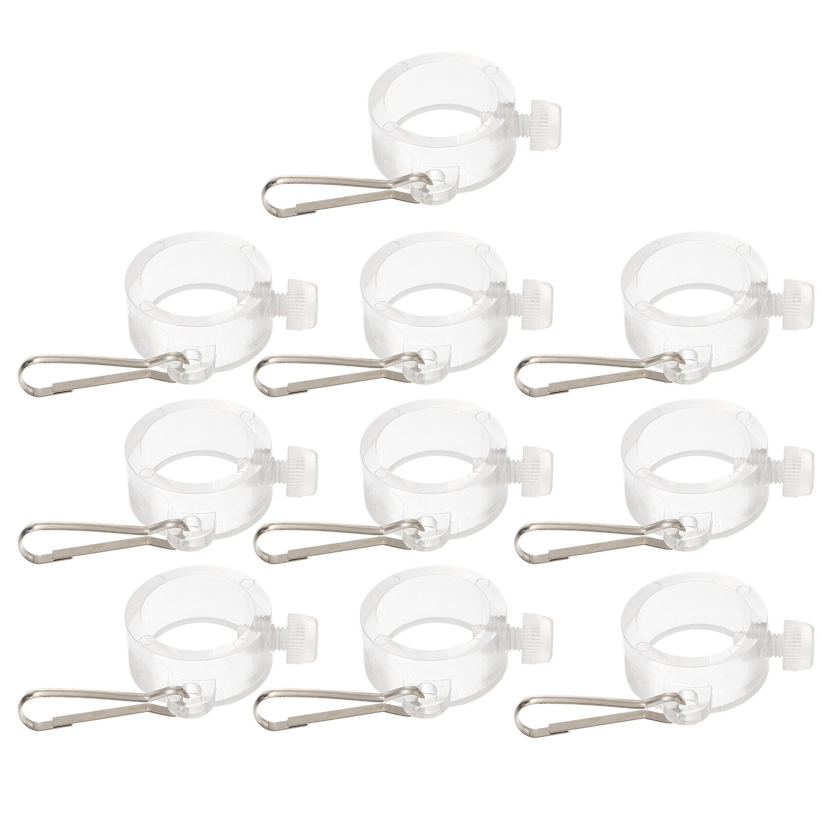 UPKOCH 10 Pcs Flag Pole Ring Clip Mounting Rings Flagpole Retaining ...