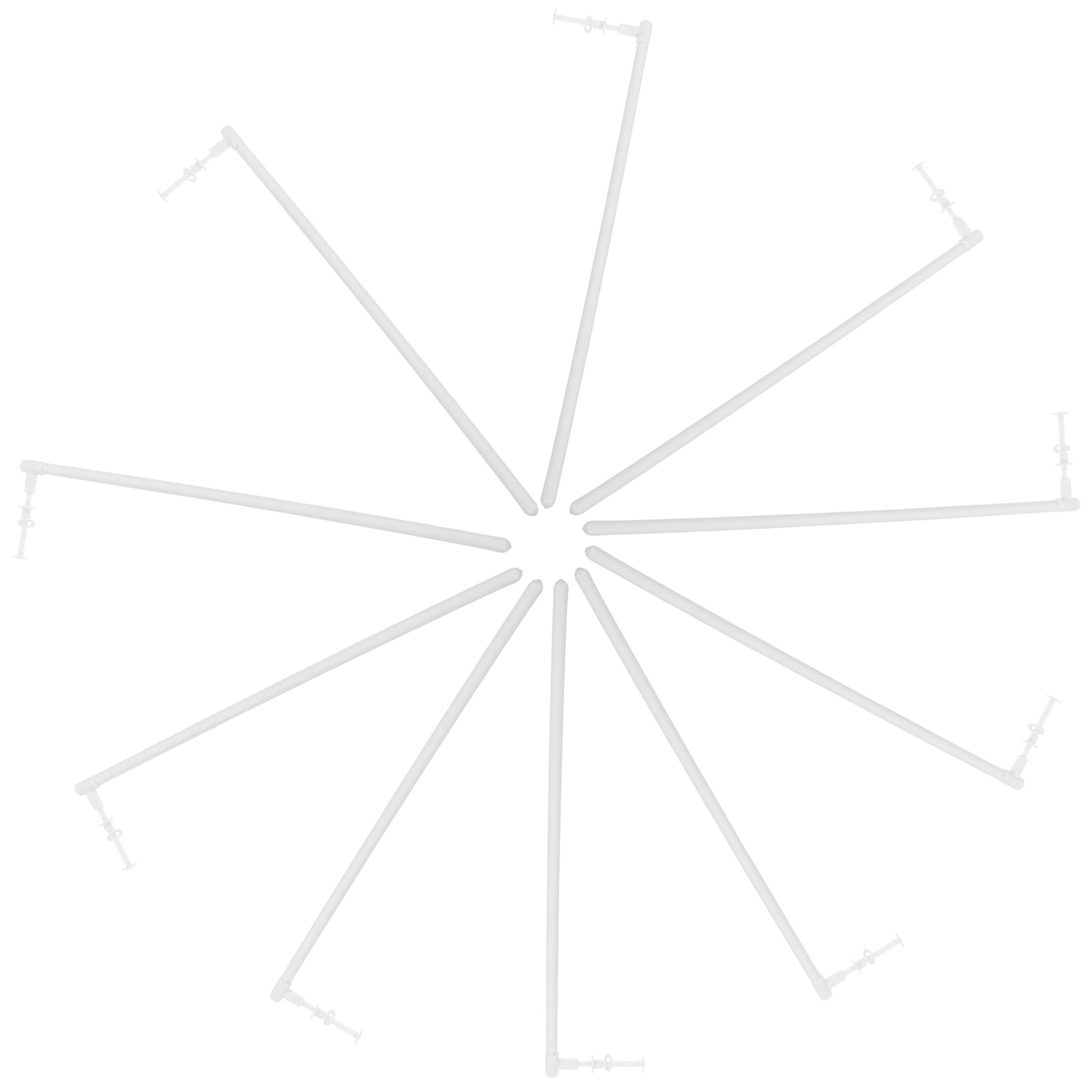 UPKOCH 10 Pcs Rods for Pinwheel Extra Large Wind Spinner Windmill Child ...