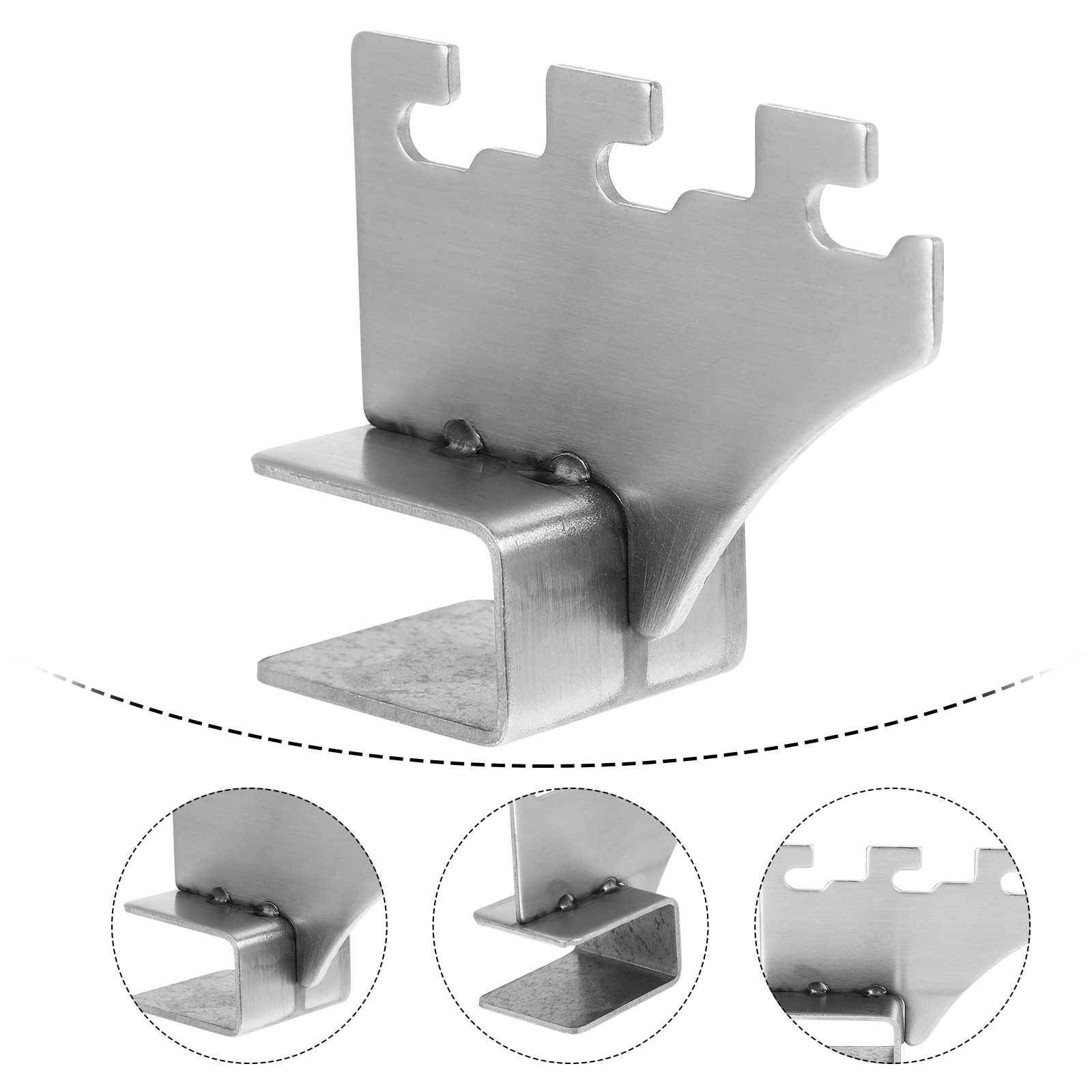 UPKOCH FRCOLOR 10pcs Square Tube Bracket for Clothes Display Stand AA ...