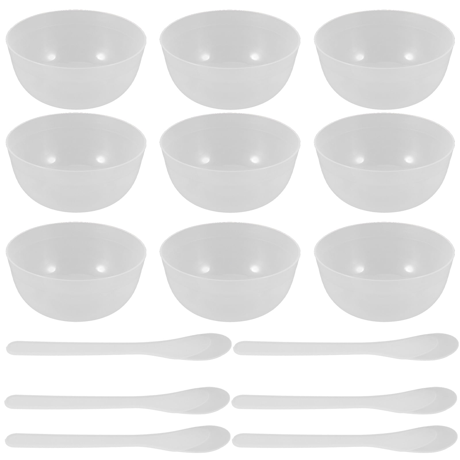UPKOCH 10 Pcs Tiered Fruit Bowl Container Lightweight Mixing Bowls ...