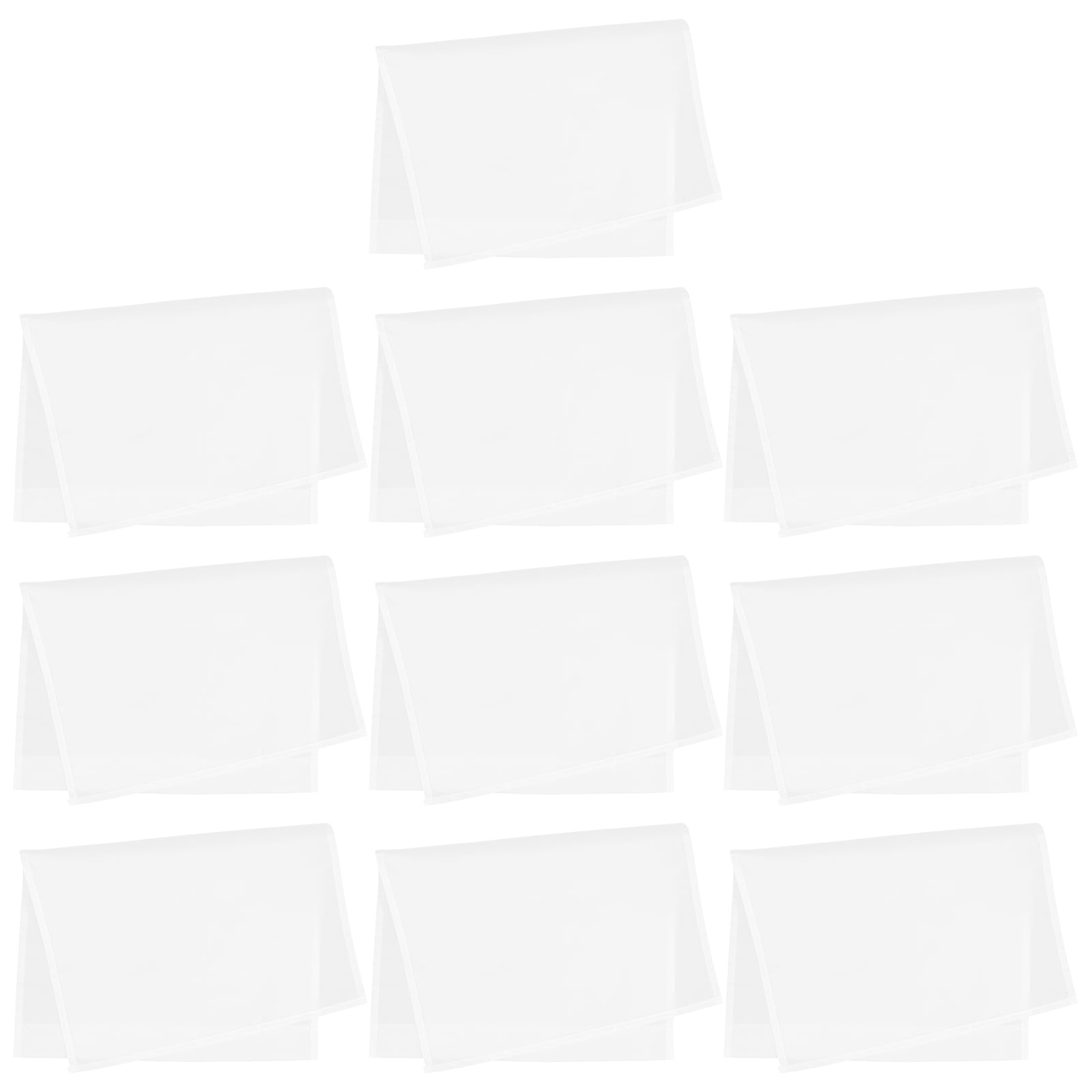 UPKOCH 10pcs Blank Garden Flags DIY Plain Garden Ornaments Outdoor ...