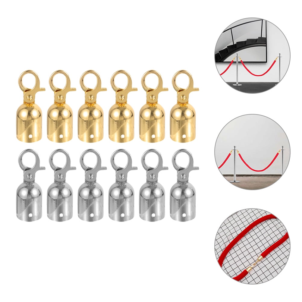 UPKOCH Stainless Hook Rope End Fastener Stainless Steel 12pcs - Walmart.com