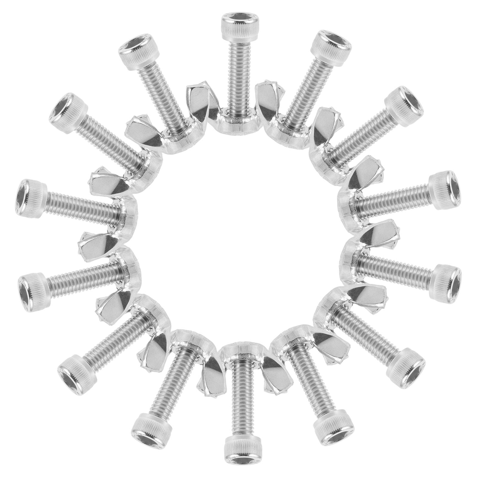 Tendycoco 14pcs Pottery Wheel Bat Pins with Bolts and Wing Nuts Set Bat ...