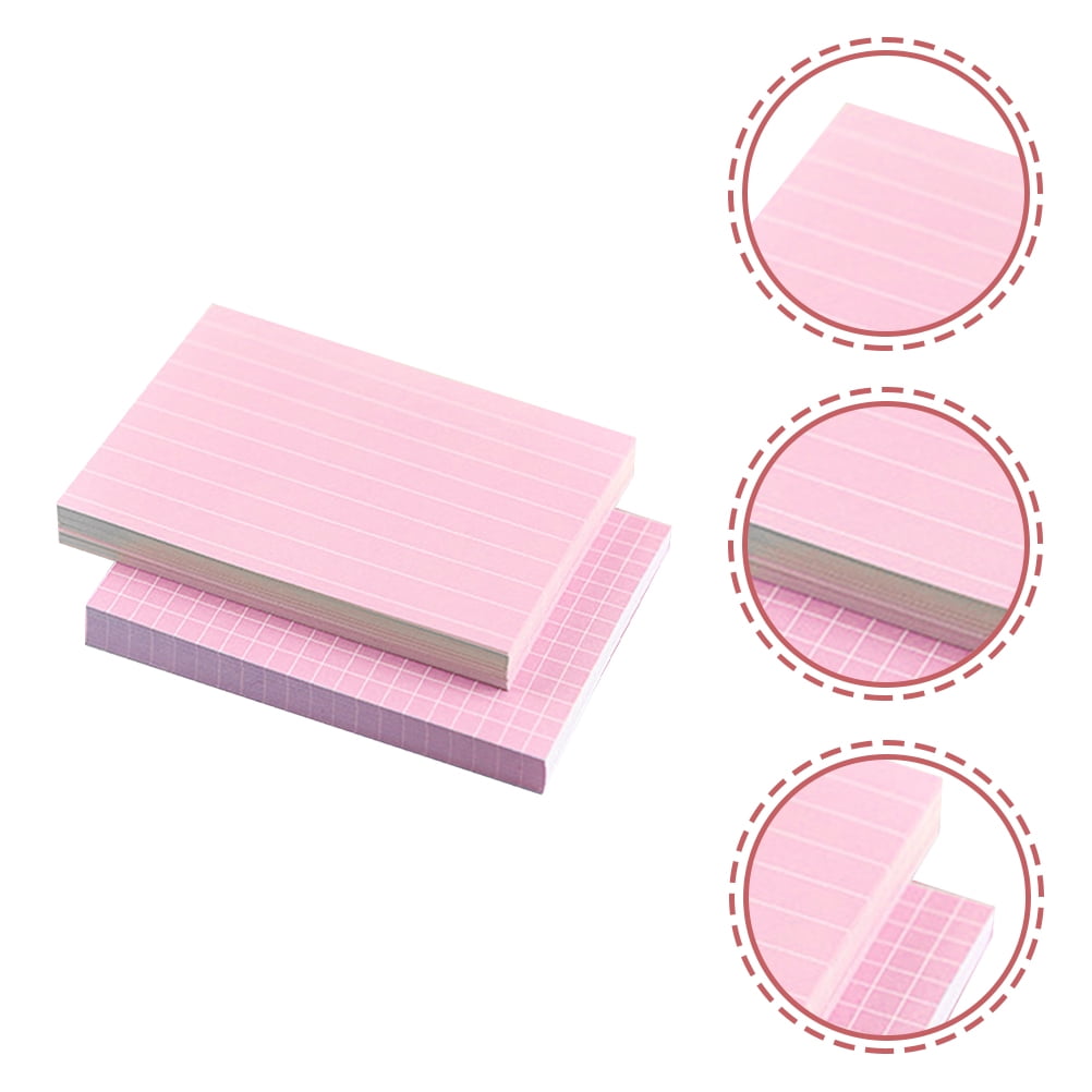 UPKOCH 150 Pcs Note Index Card Record Cards Study Cards Dry Erase Index ...