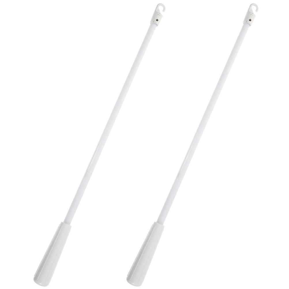 Tendycoco 2 Pcs Ceiling Curtains Rods Nursery Curtains Vertical Blind ...