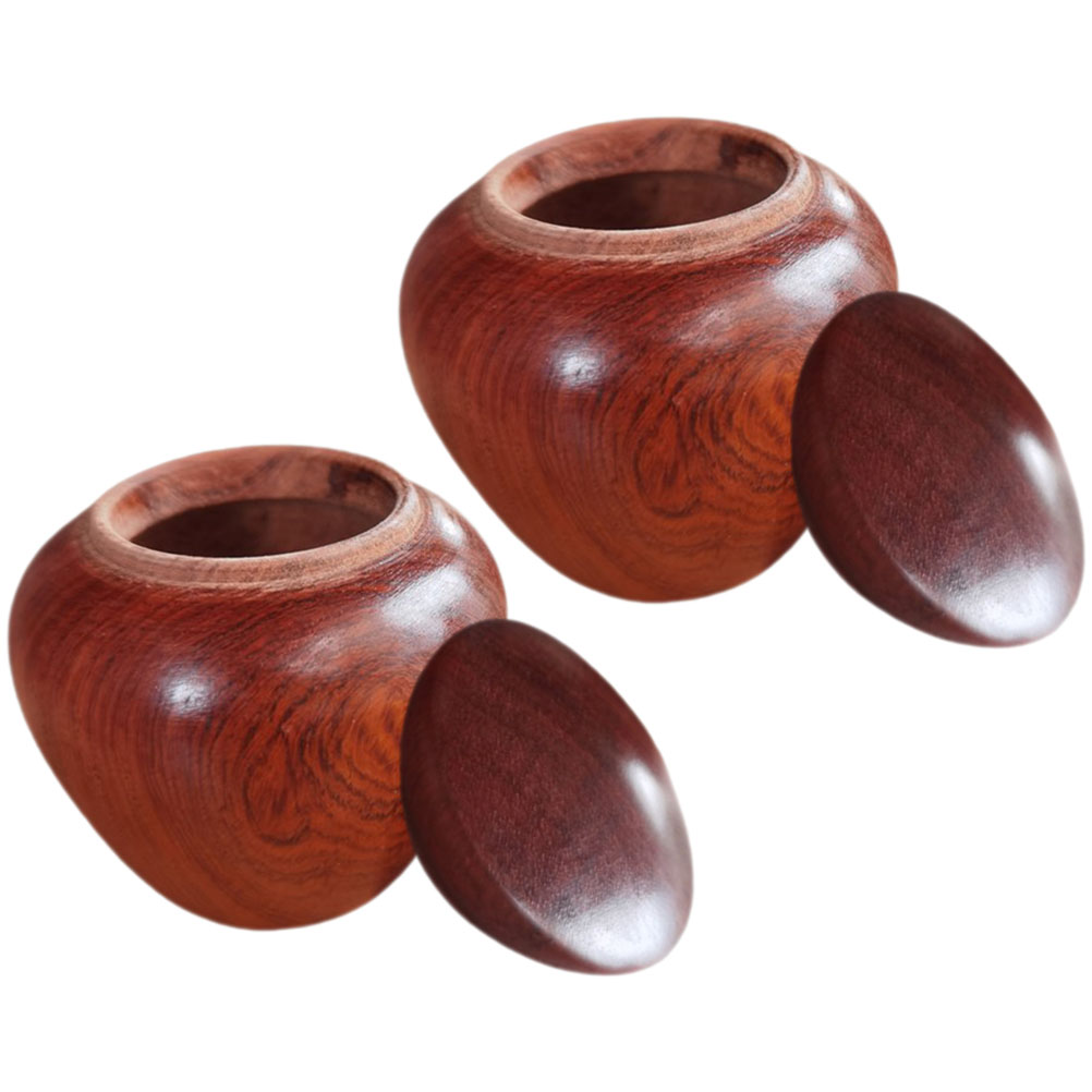UPKOCH Wooden Keepsake Urns for Human Ashes Small Size Dark Red Color ...