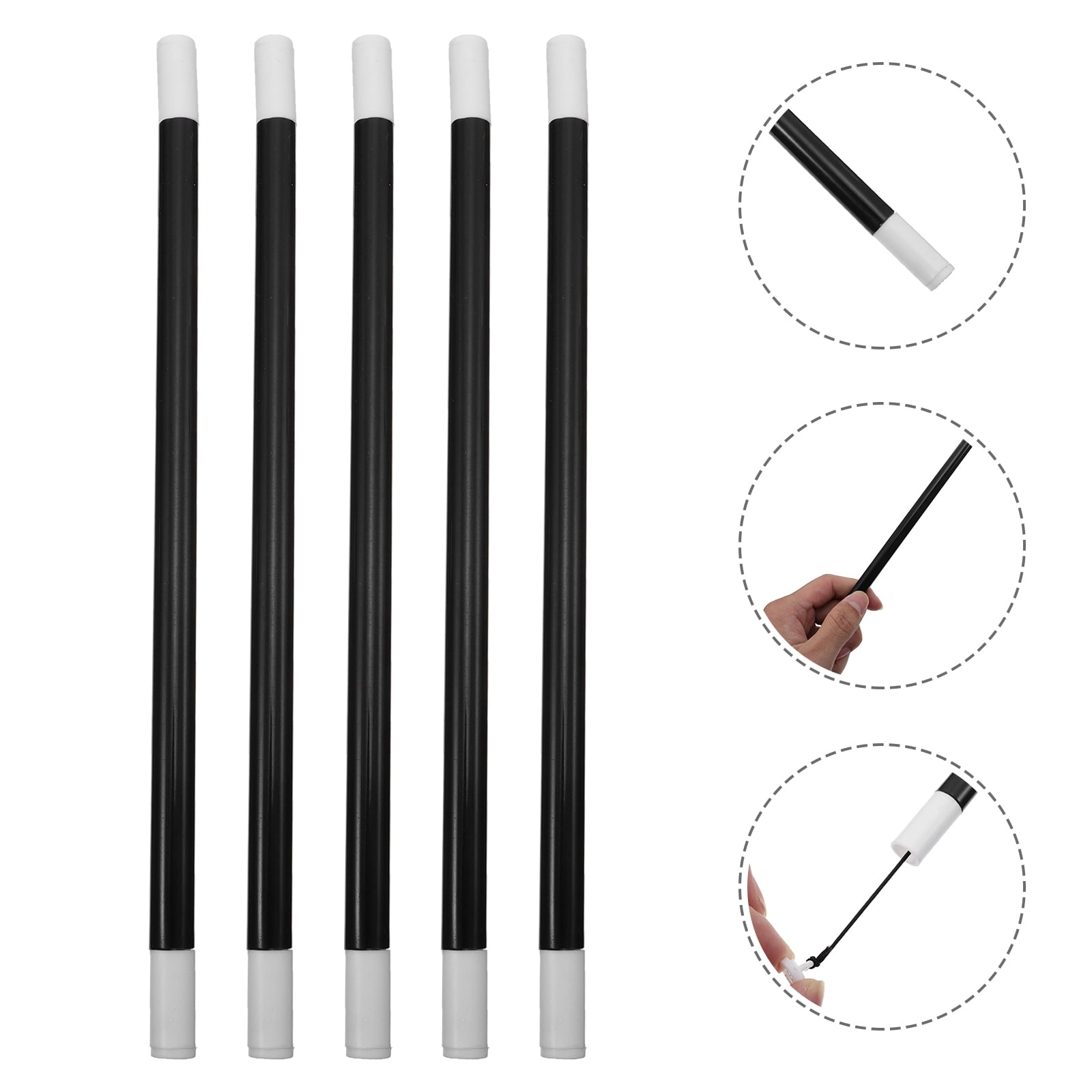 UPKOCH 20pcs Plastic Magician Show Prop Wand Spell Casting Sticks ...