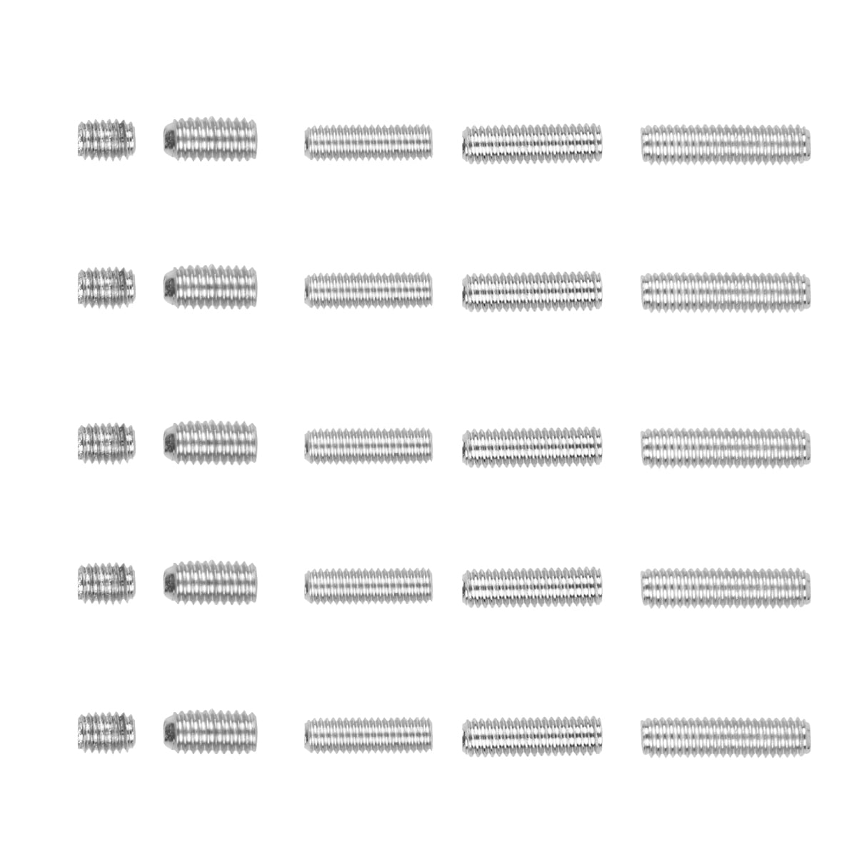 UPKOCH 25 Pcs Bass Guitar Screws Height Bridges Bass Bridge Screw ...