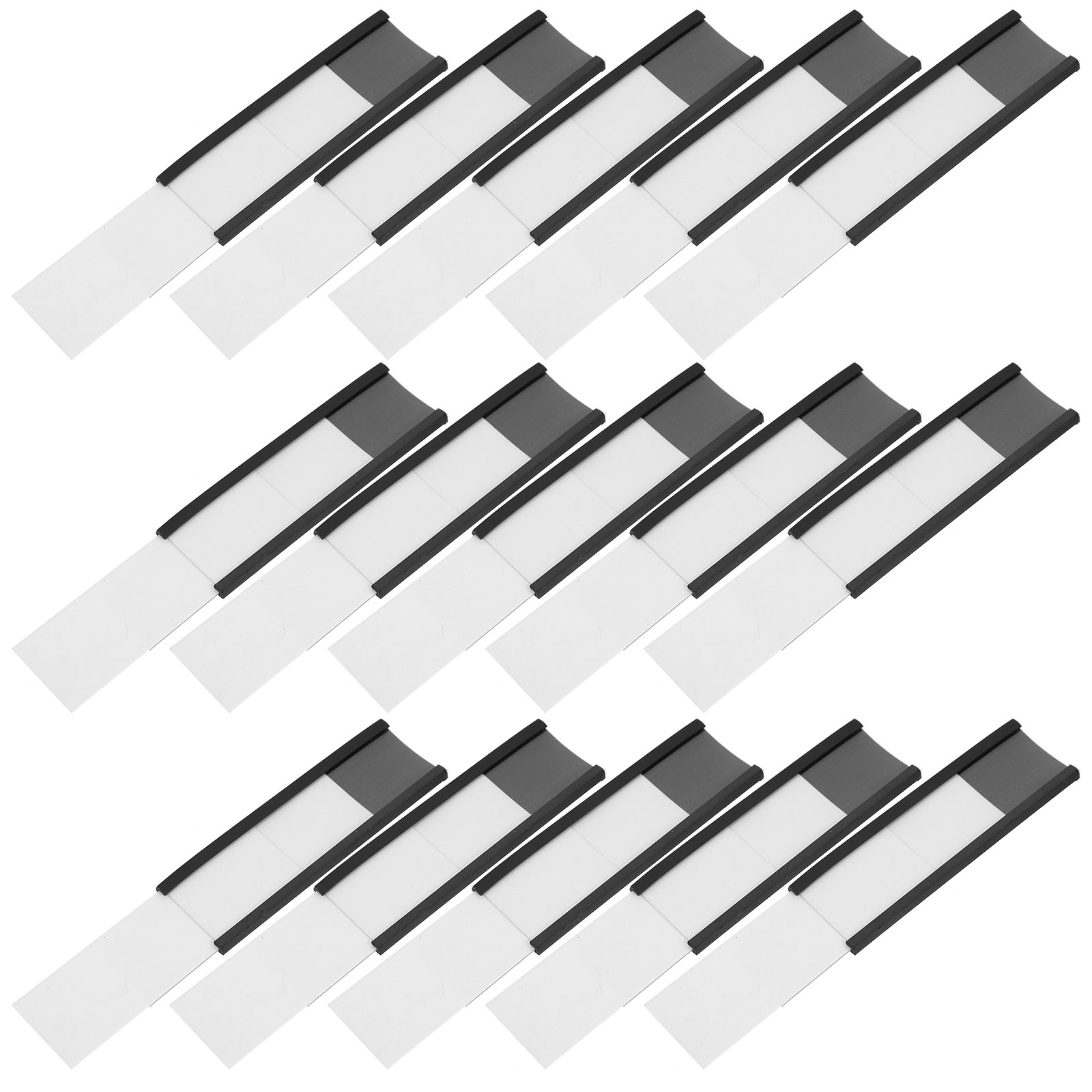 UPKOCH Label Card Holder Assorted Color 30Pcs Rubber 2.99X0.98X0.12Inch ...