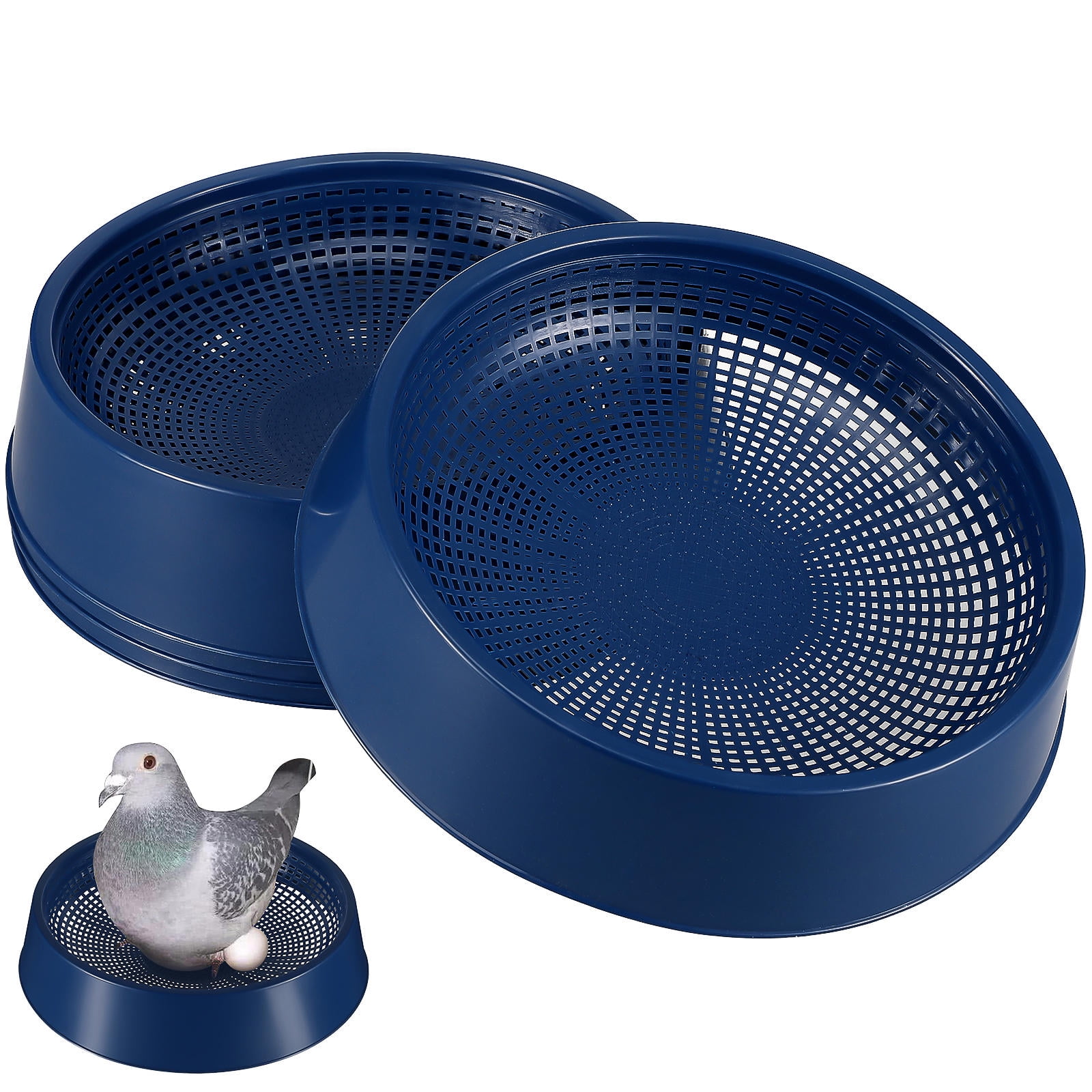 UPKOCH 4 Pcs Plastic Bird Nests Bird Egg Basins Small Bird Nesting ...