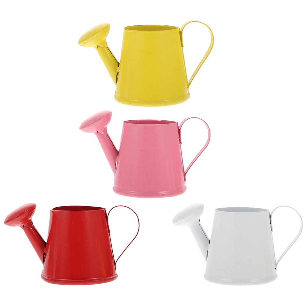 Tendycoco 4Pcs Small Watering Can Children Watering Bucket Plant Kettle ...