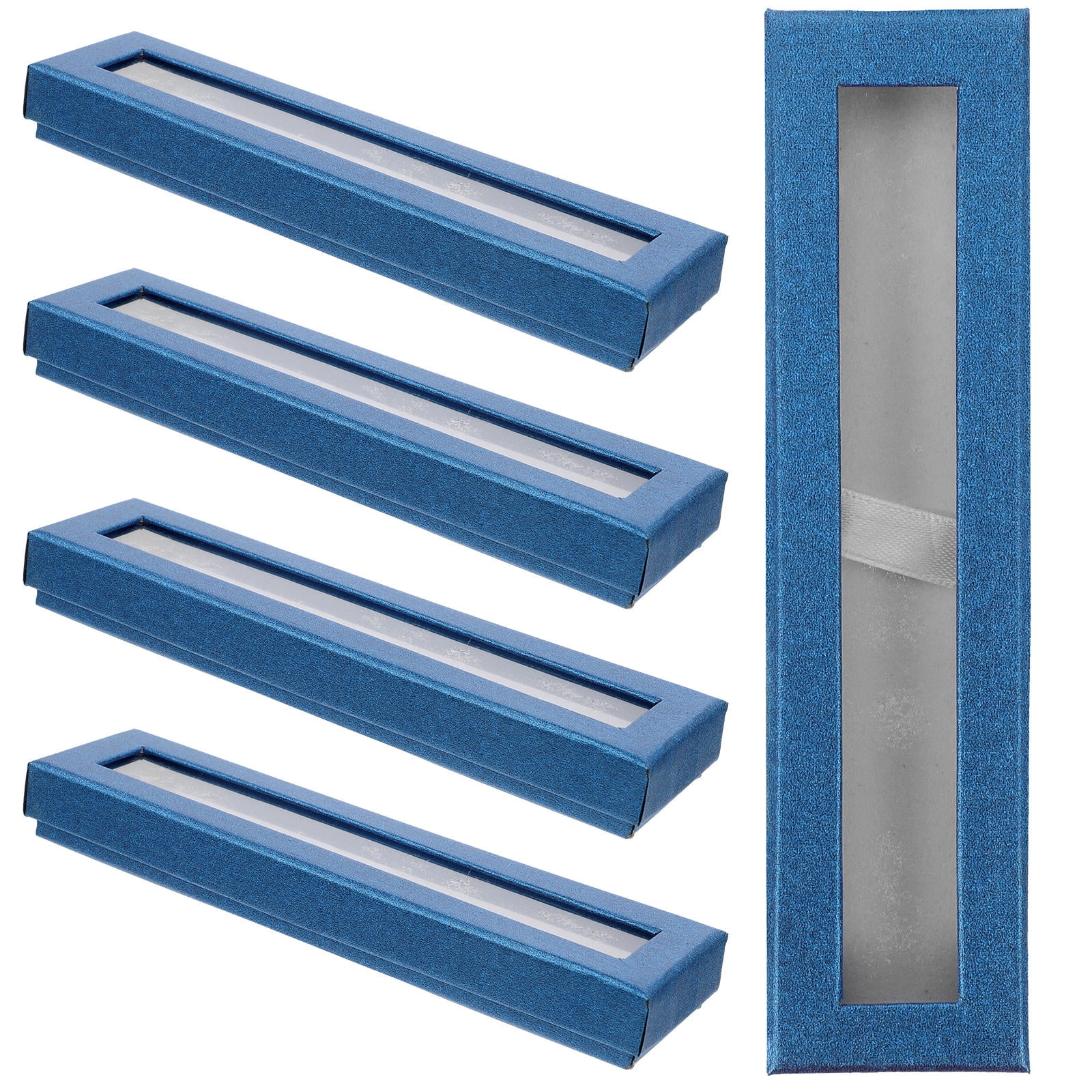 UPKOCH 5 Pcs Fountain Pen Organizer Single Display Case Cases Blue ...