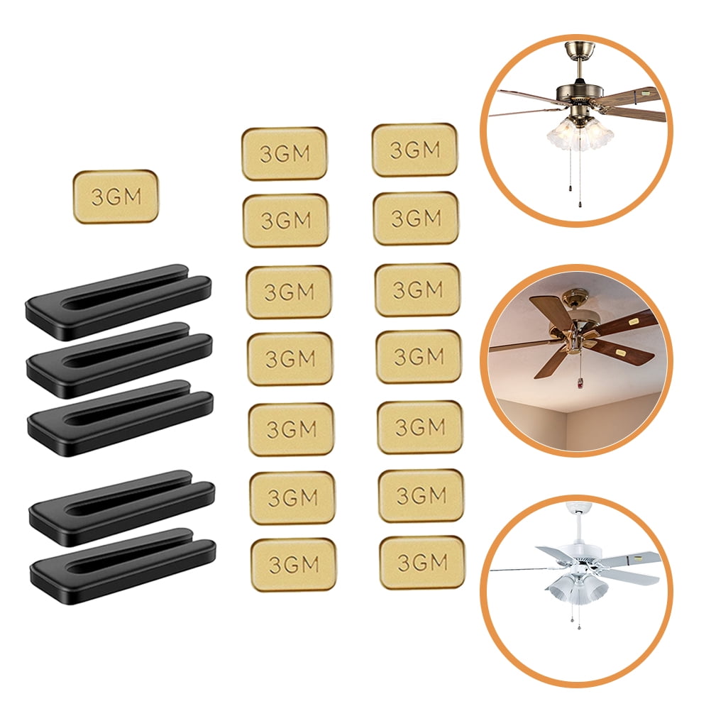 UPKOCH Ceiling Fan Balancing Kit Black 5 Sets 1.6x0.7x0.3in - Walmart.com