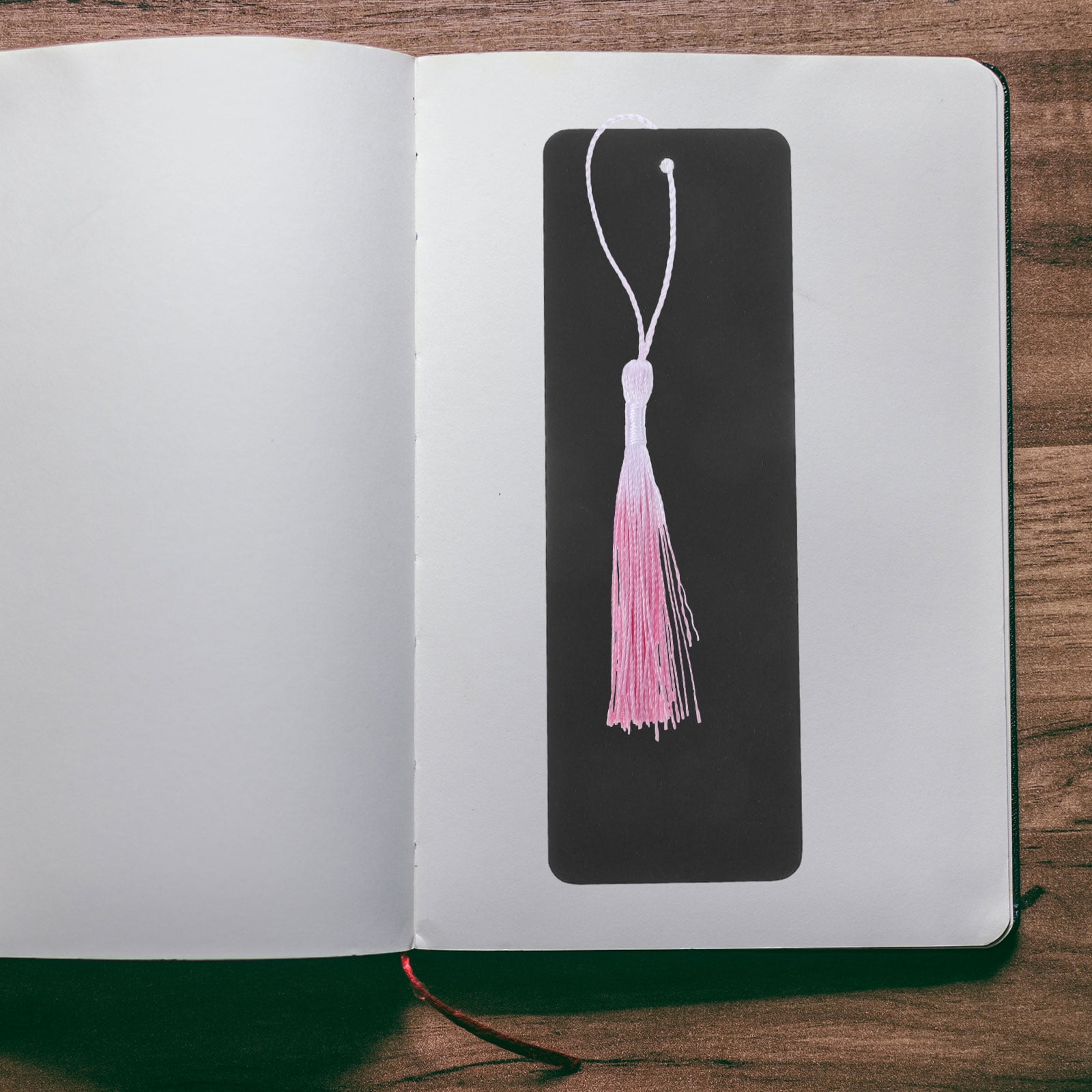 UPKOCH 50pcs Black Bookmarks Cardstock Paper Blank Bookmarks DIY Craft ...