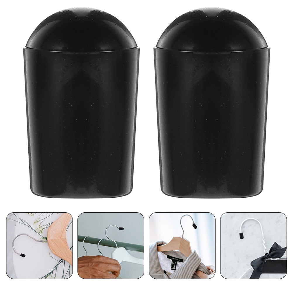 UPKOCH 50pcs PVC End Caps for Wire Hangers PVC Rubber Tip Covers for ...