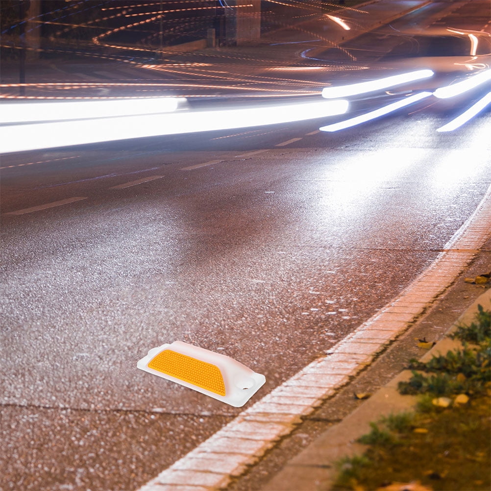 UPKOCH 6 Pcs Delineator Lane Identification Reflectors Bright Eyes ...
