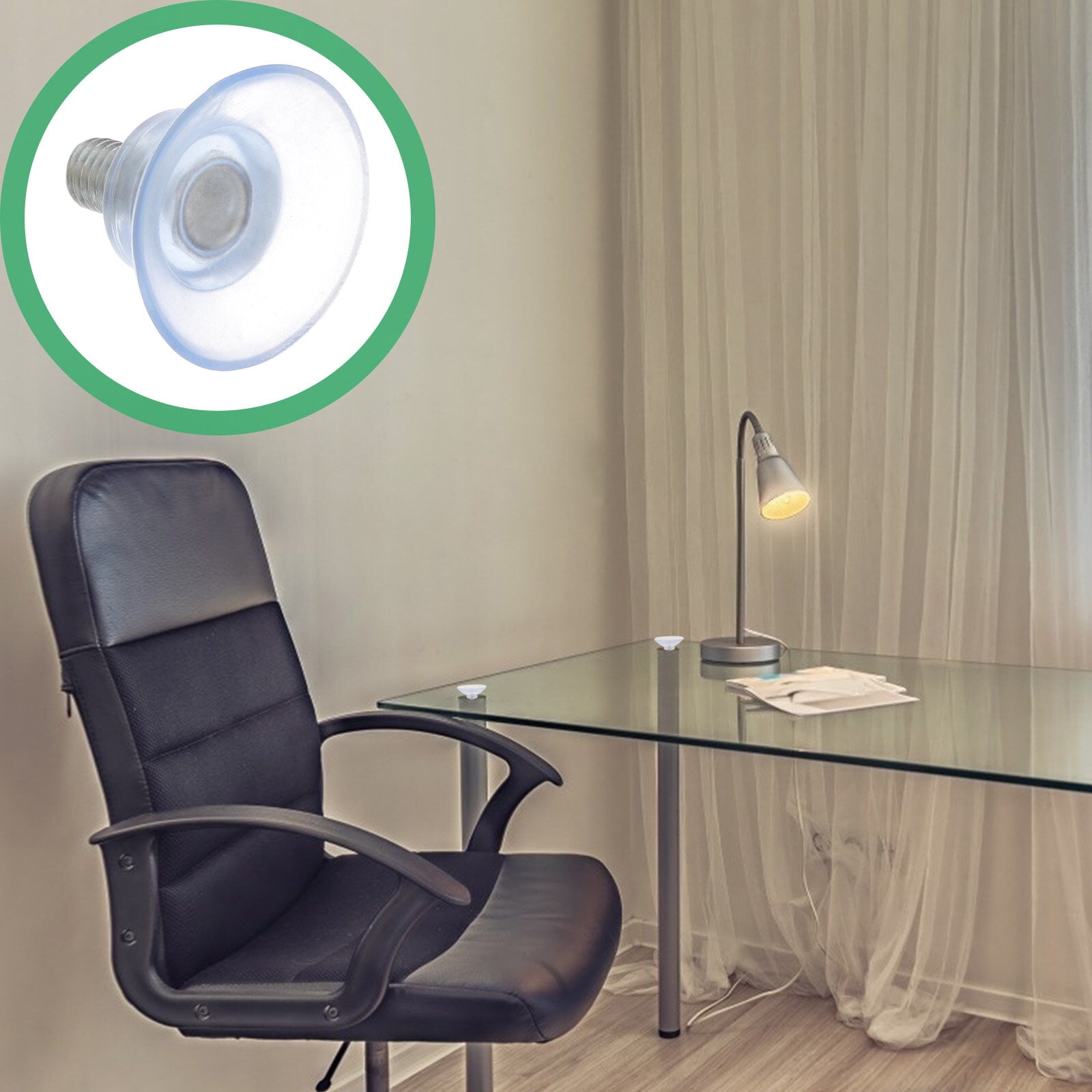 UPKOCH 6 Pcs Table Furniture Screws Multi-purpose Suction Cups Glass ...