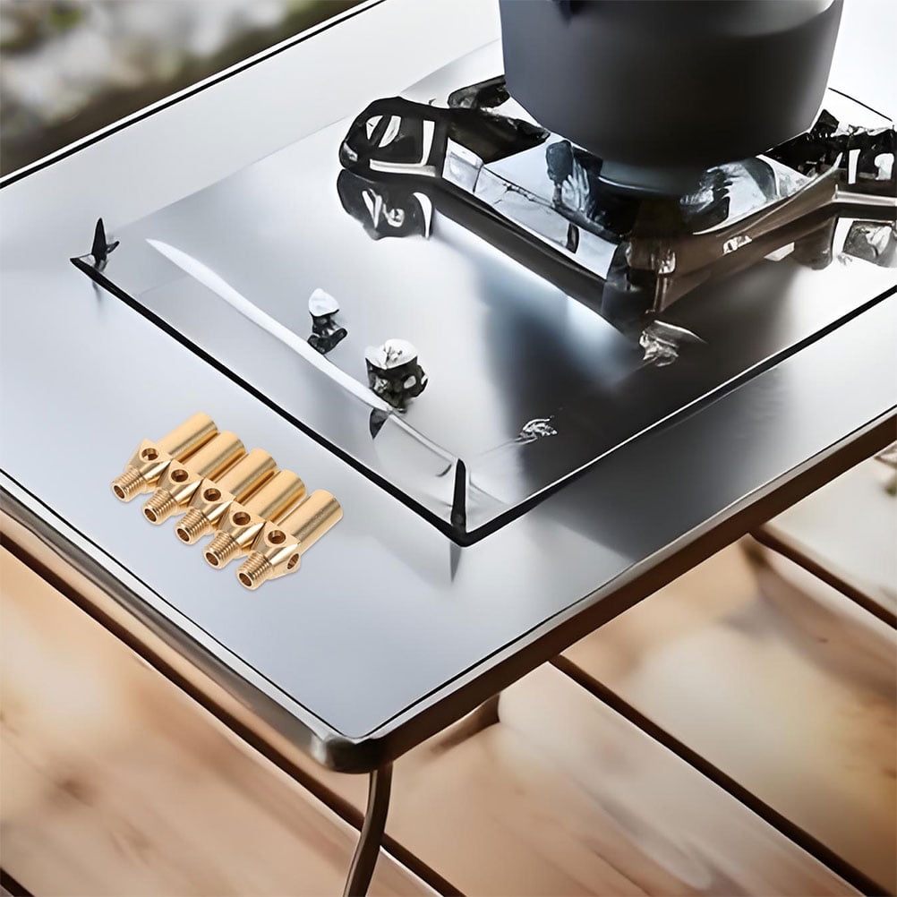 UPKOCH 6pcs Universal Brass Propane Gas Jet Nozzles for BBQ Grills and ...