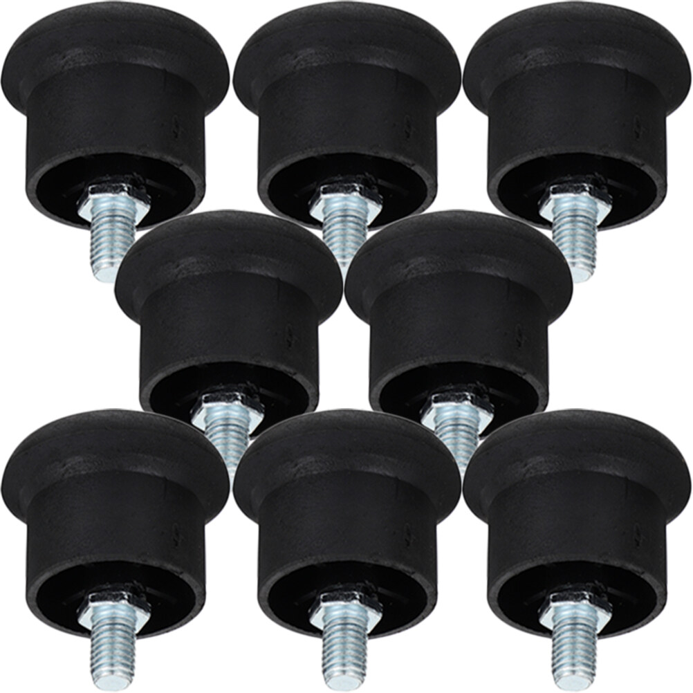 UPKOCH 8 Pcs Chair Fixed Foot Pad Round Feet Office Chairs Pads Black ...