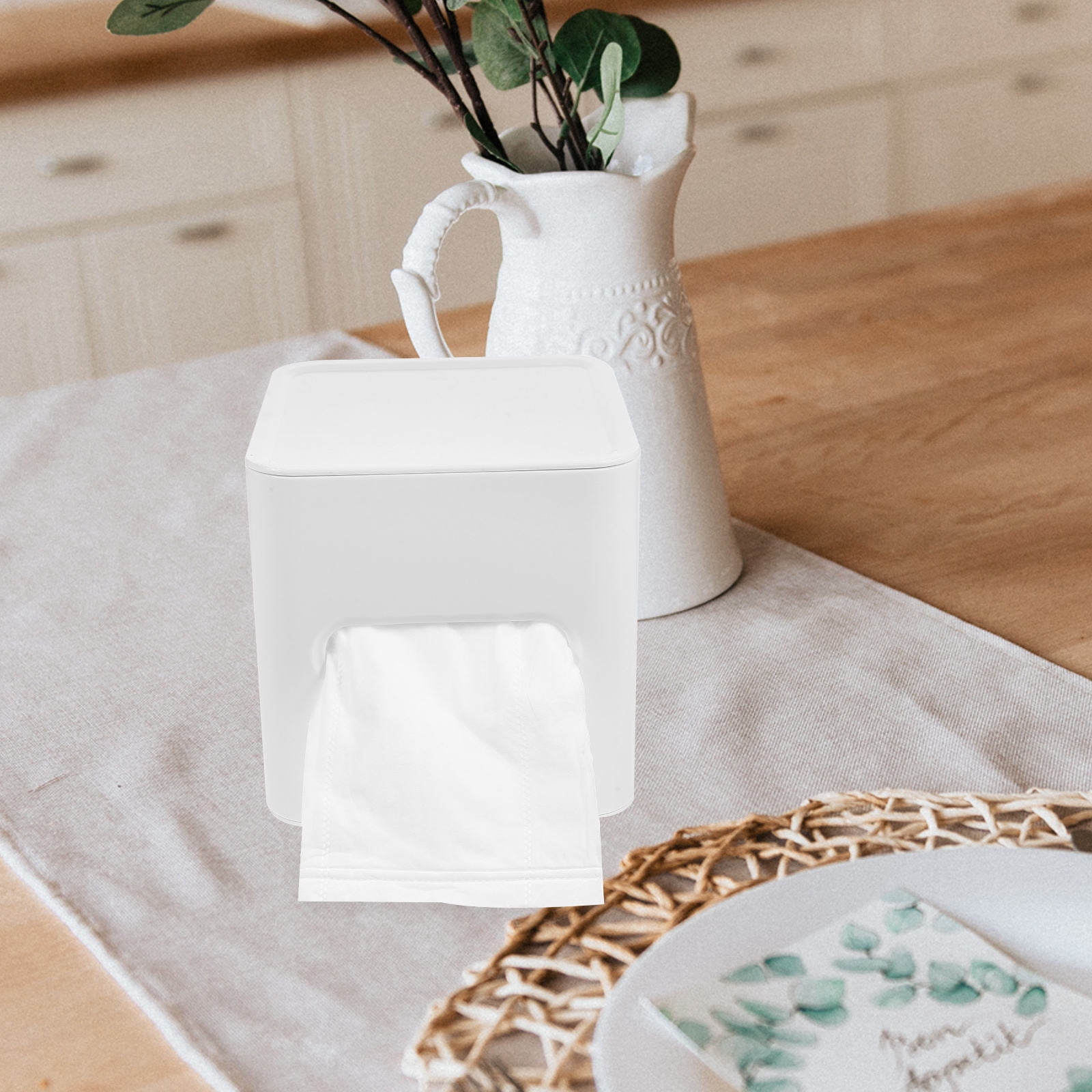 UPKOCH Square Tissue Organizer Box 1 Set Multifunction Tissues Case ...