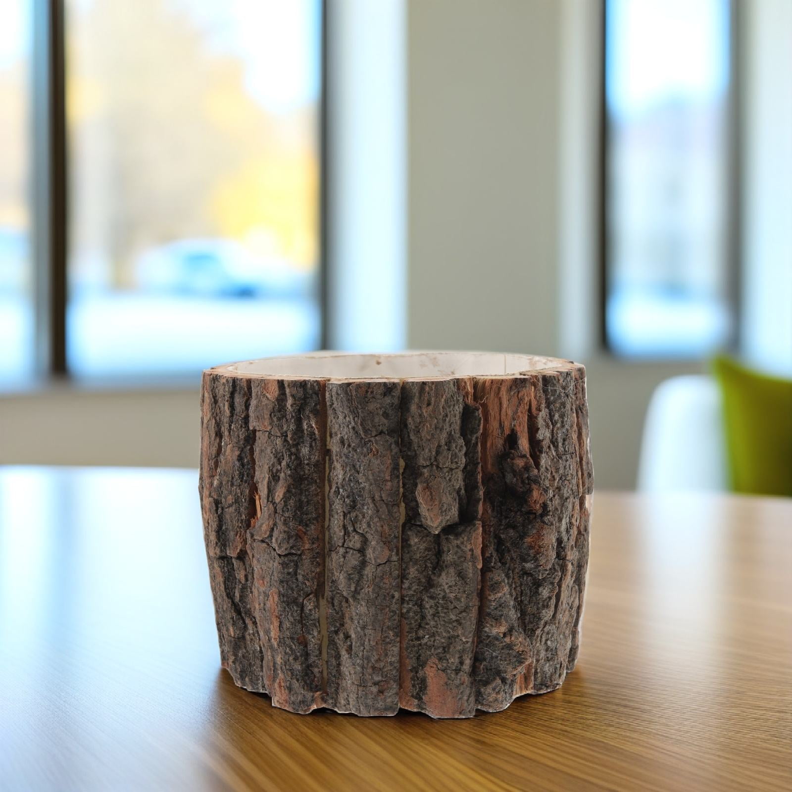 UPKOCH Containers Plant Pastoral Flower Box Succulent Log Planter ...