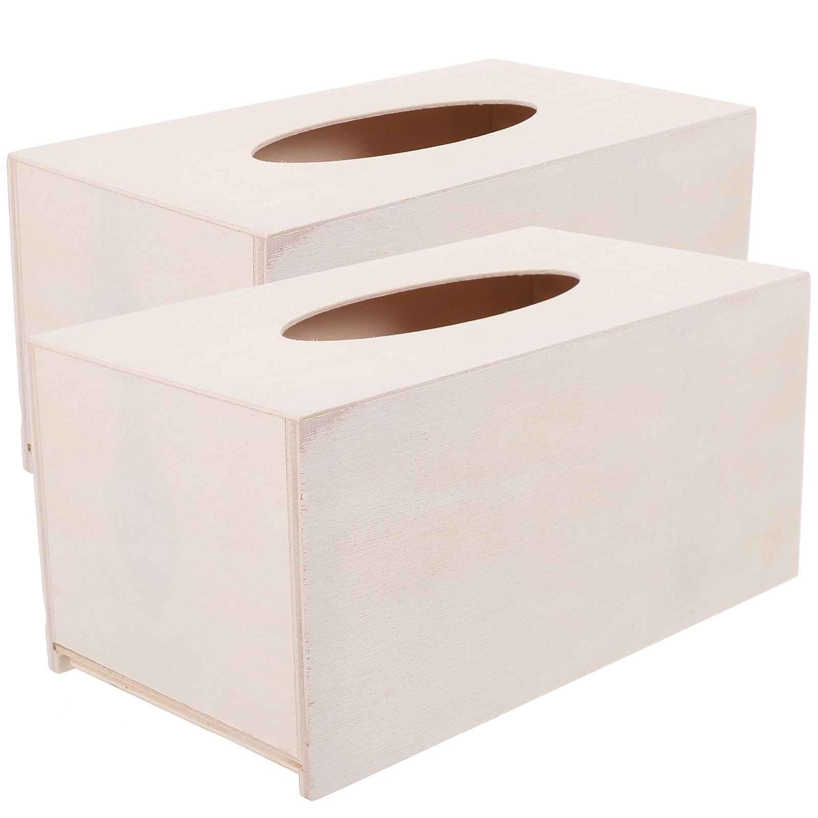 UPKOCH Home Tissue Holder Storage Container DIY Tissue Box 2PCS ...