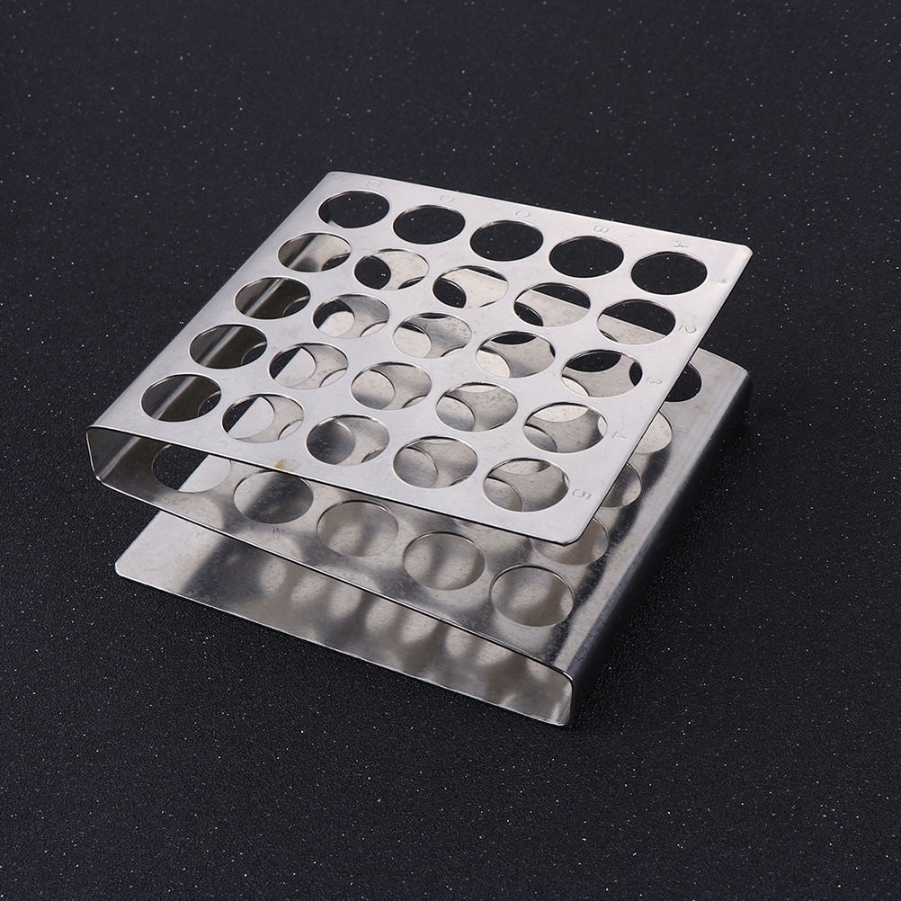 UPKOCH Metal Test Tube Stand Z Shaped Laboratory Test Tube Holder 25 ...