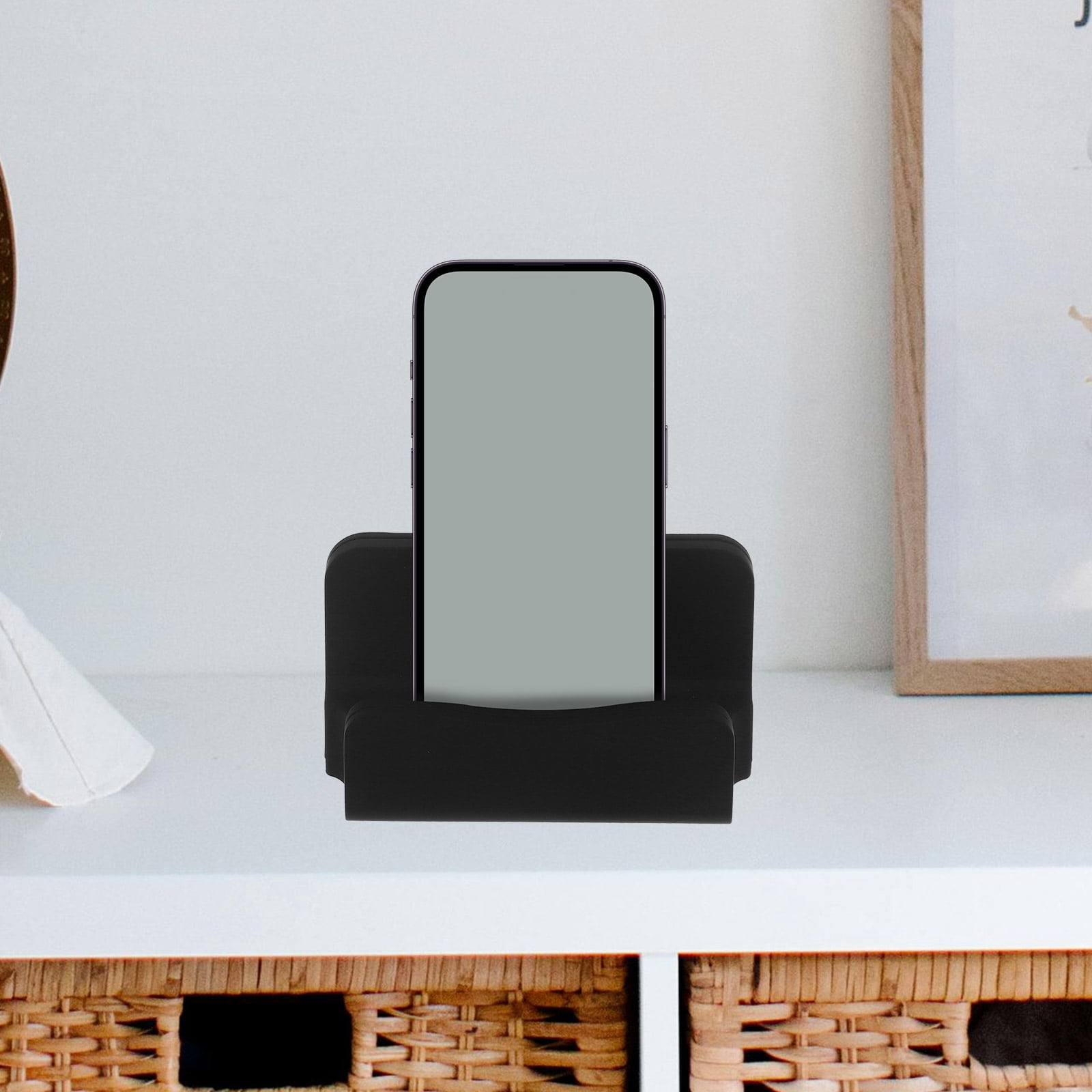 UPKOCH Phone Organiser Stand Tool Organizer with Charging Station Black ...