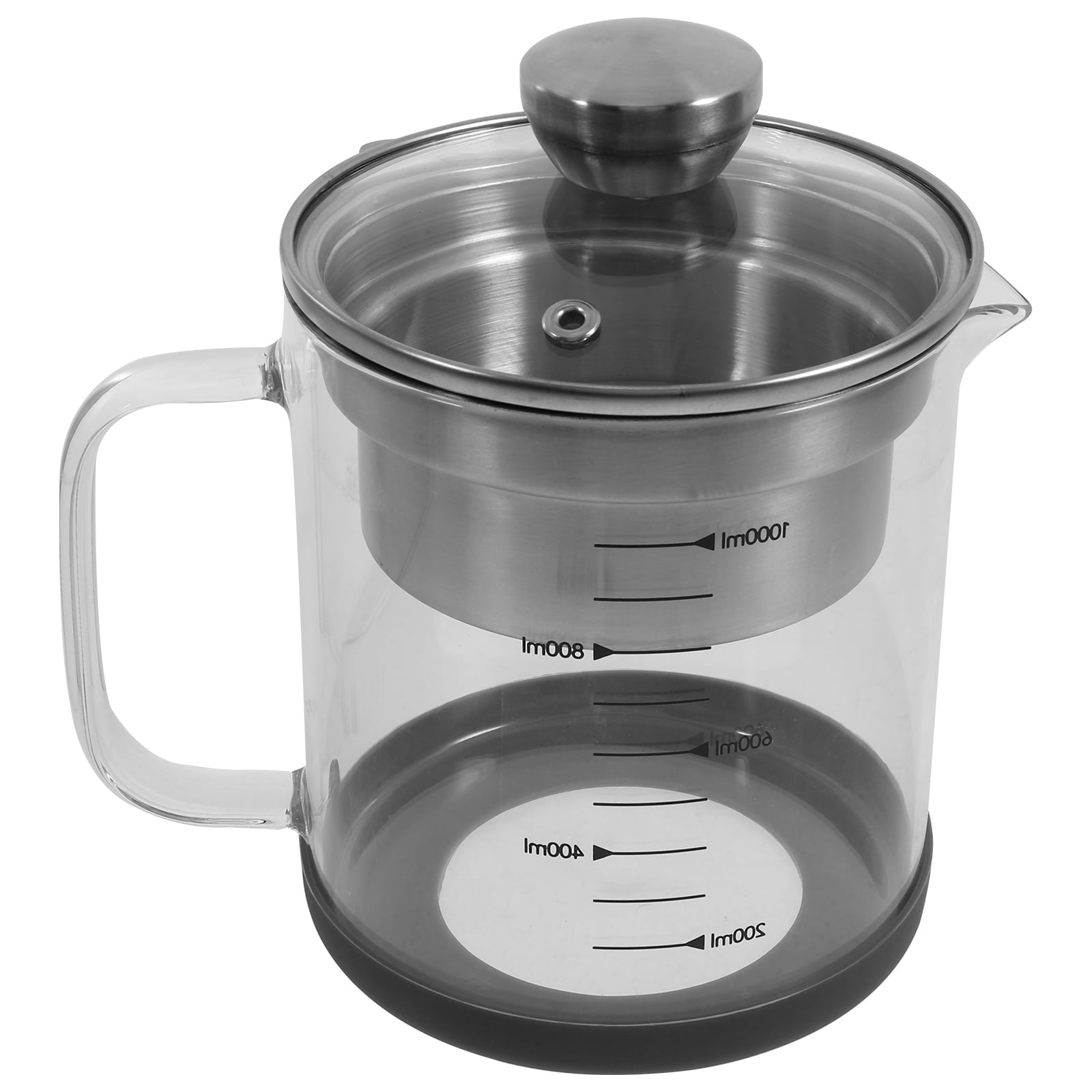 UPKOCH Tea Filter Pot Glass 1Set 7.5x6.3x4.7in - Walmart.com