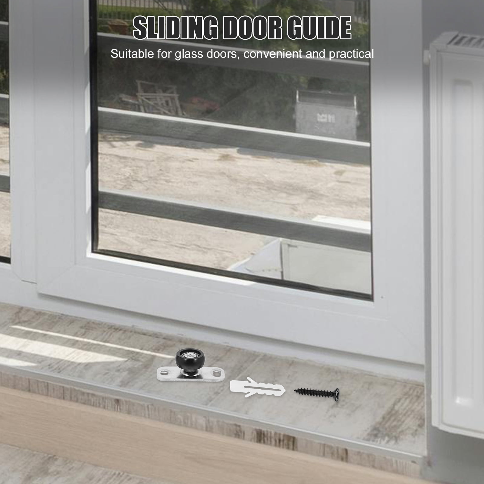 UPKOCH Runners Door Floor Guides Modern Simple American Glass Door ...
