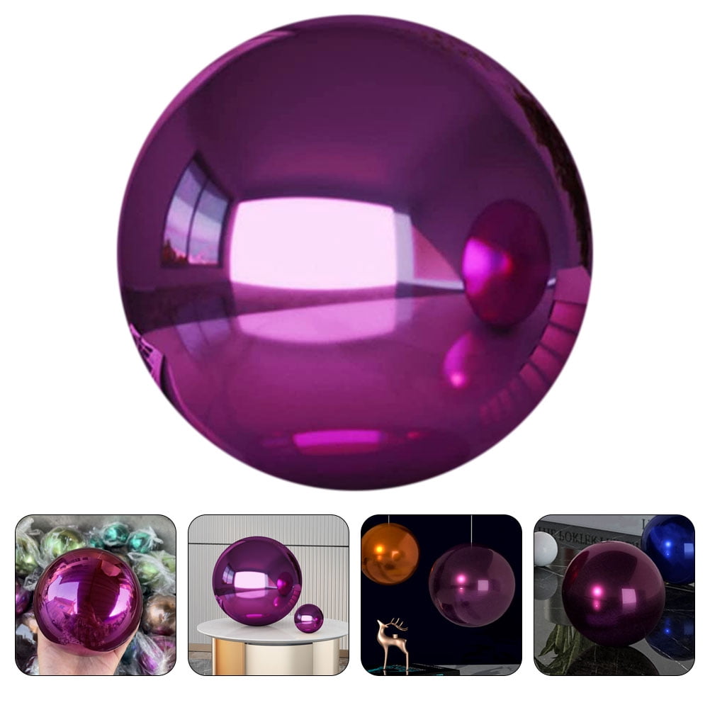 UPKOCH Steel Floating Gazing Balls Garden Mirror Globe Inflatable ...