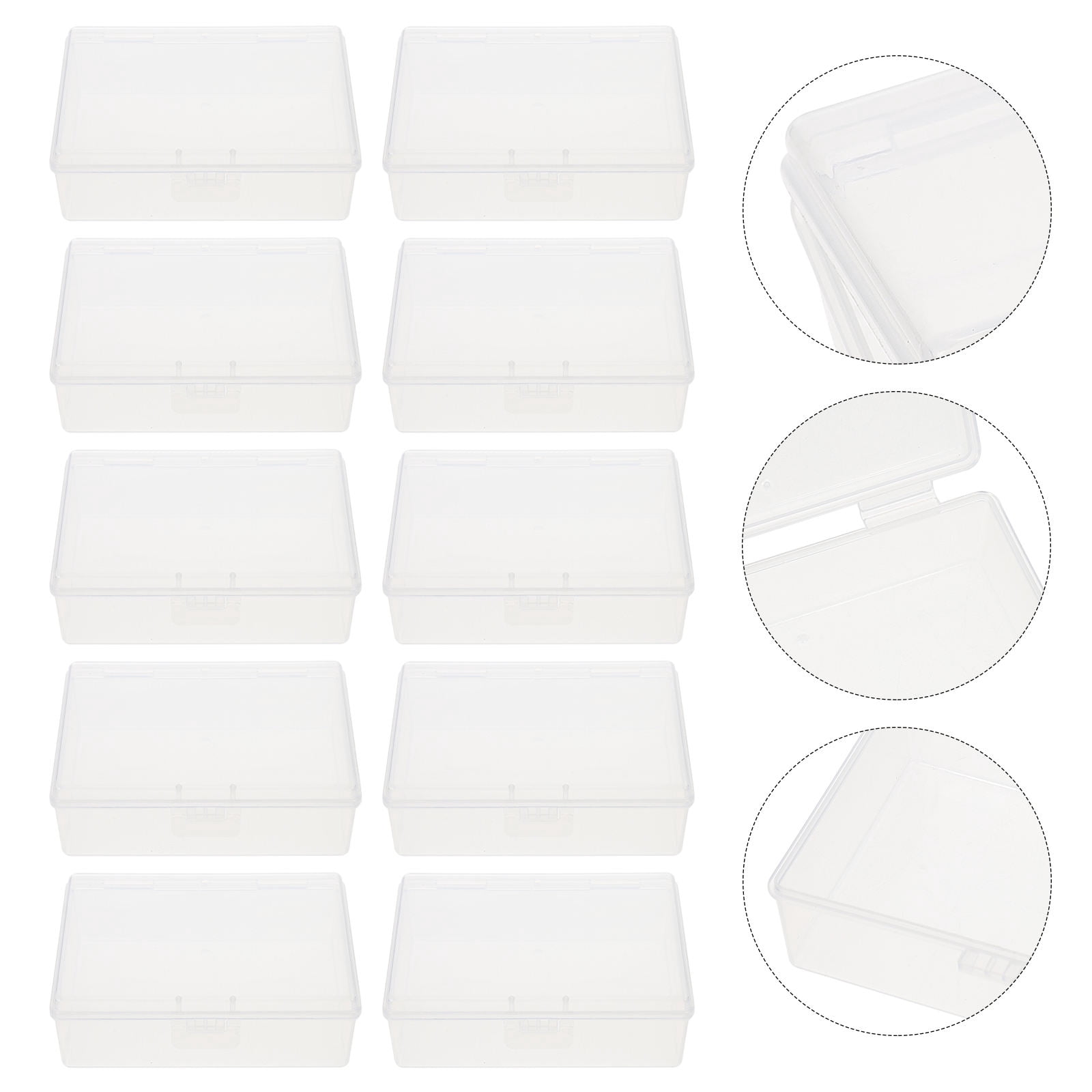 UPKOCH Transparent ABS Battery Storage Box for Household Use and ...