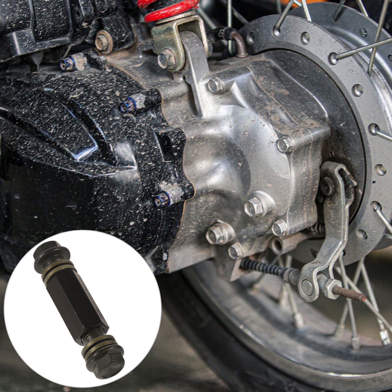 UPKOCH Motorcycle Brake Line Extension Adapter 2pcs Metal Tube Fitting ...