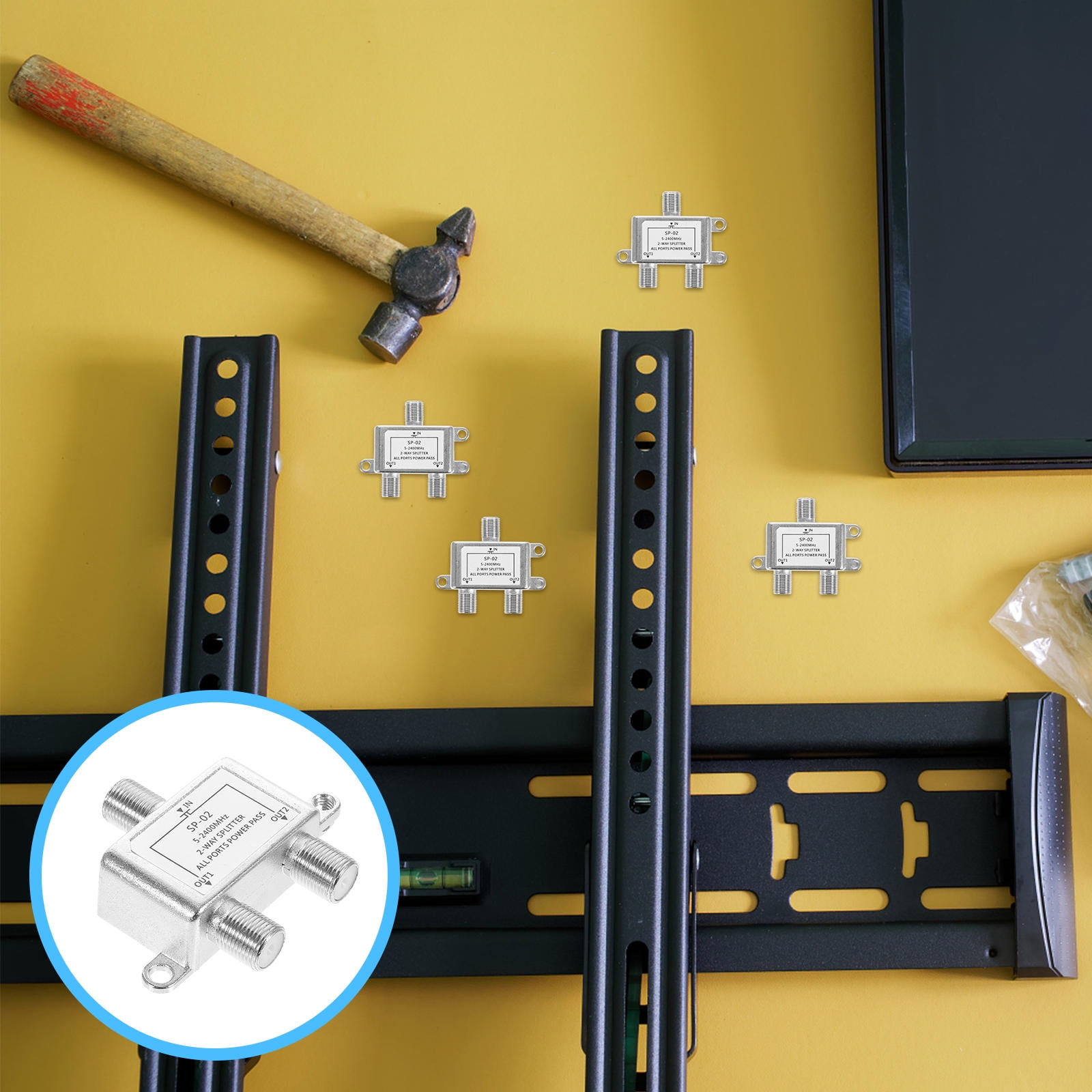 UPKOCH Plastic Cable Splitter for Office Use 1Pcs 2.1X1.8X0.6In ...