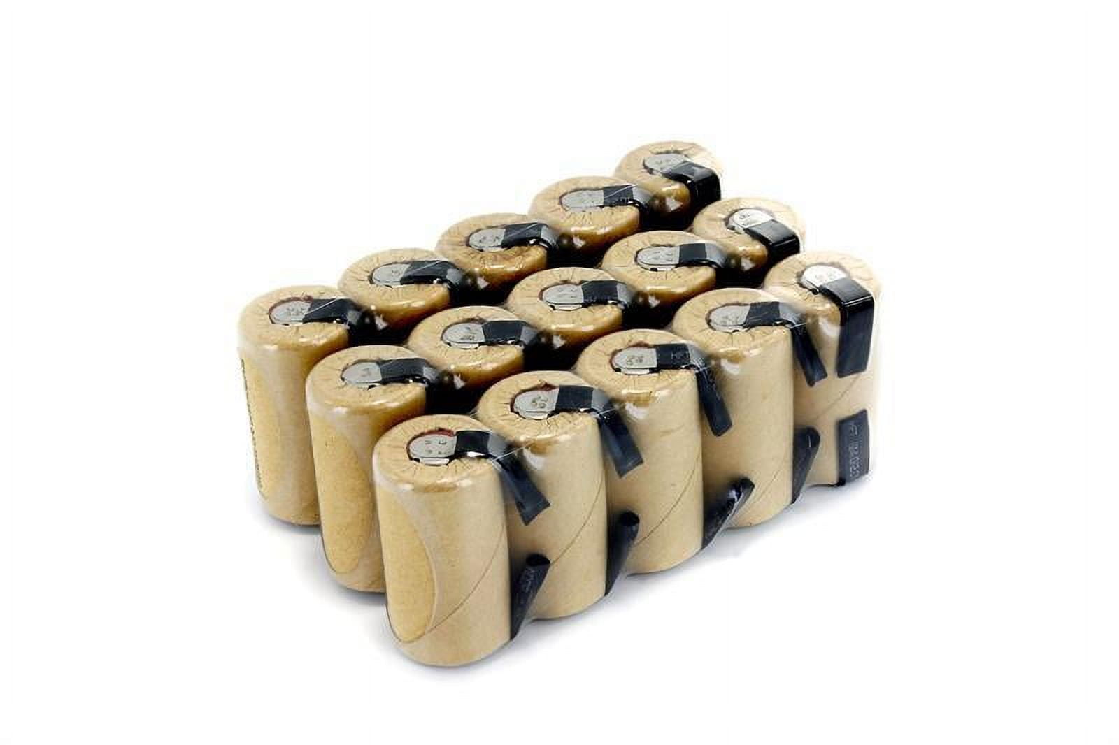 Tenergy SubC Rechargeable Battery, 2200mAh Paper Wrapped NiCd Battery ...