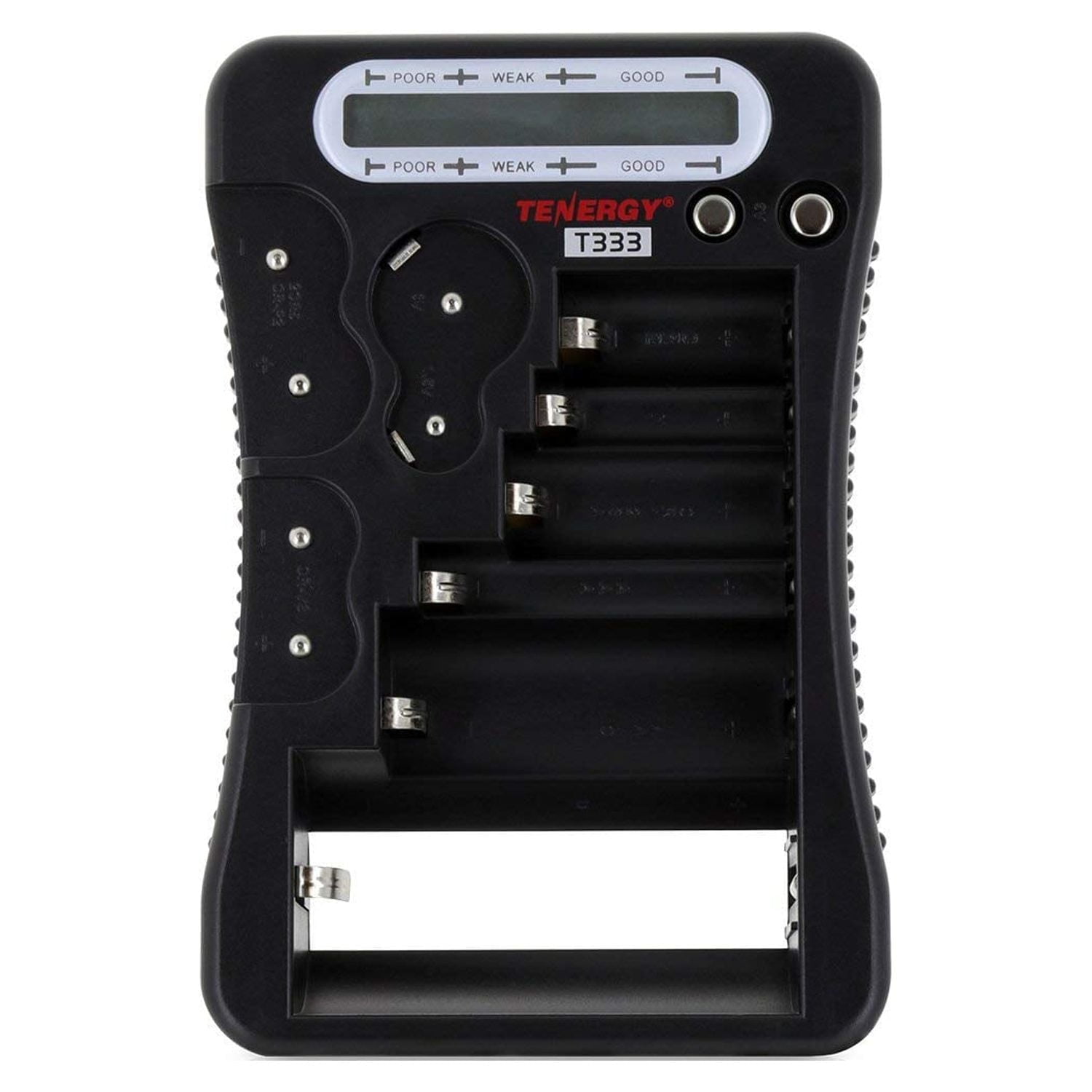 Tenergy T-333 Universal Battery Tester, Digital Cell Checker for AA ...