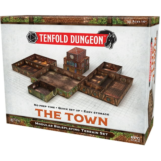 Free Shipping! Tenfold Dungeon: The Town - Modular Roleplaying Terrain ...