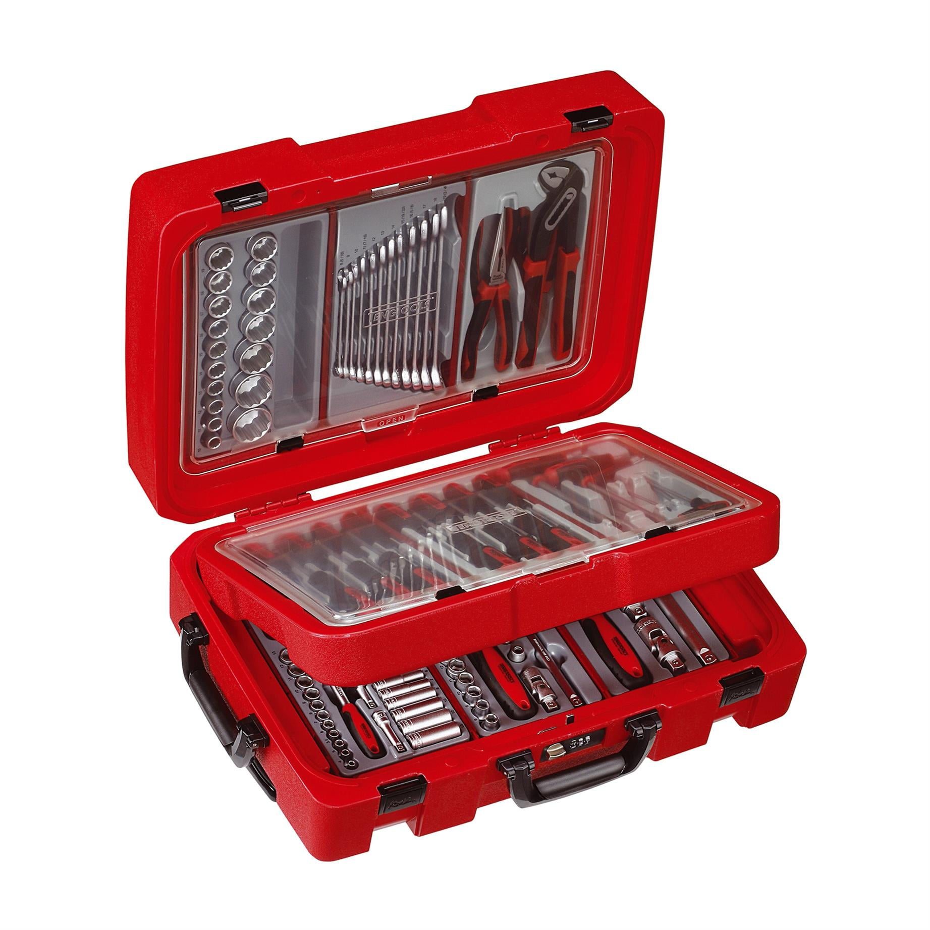 Teng Tools 110 Piece Portable Service Tool Kit - SC01-KIT1 - Walmart.com