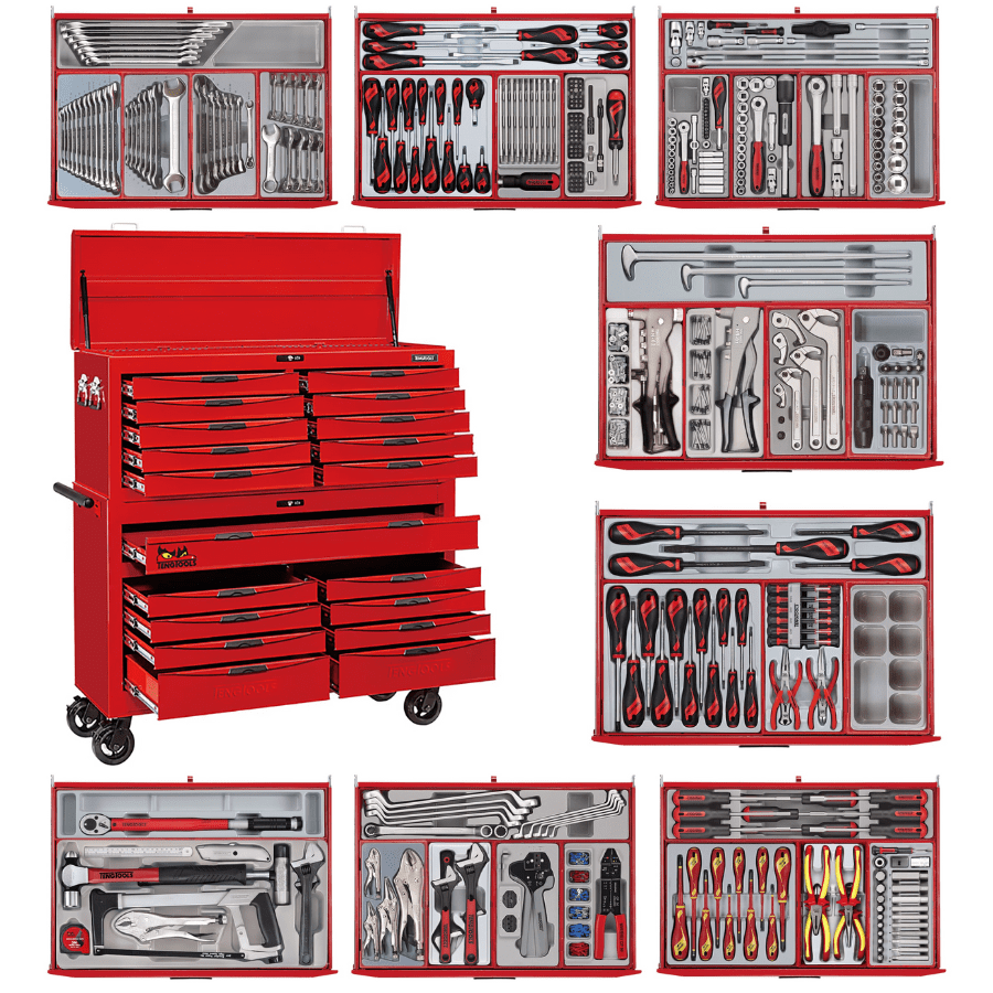 Teng Tools 1100 Piece Complete Mixed Monster Mega Master Hand Tool Kit ...