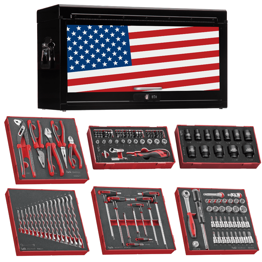 Teng Tools 246 Piece Complete Mixed Service Tool Kit With Black USA ...
