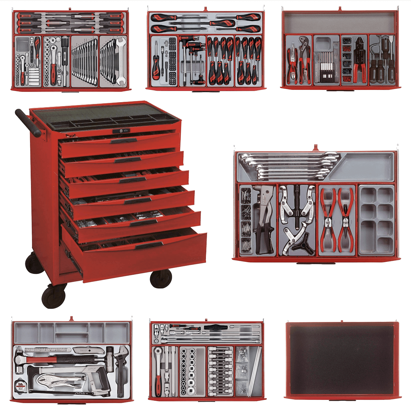 Teng Tools 491 Piece Complete Mixed Mechanics General Hand Tool Kit + 1 ...