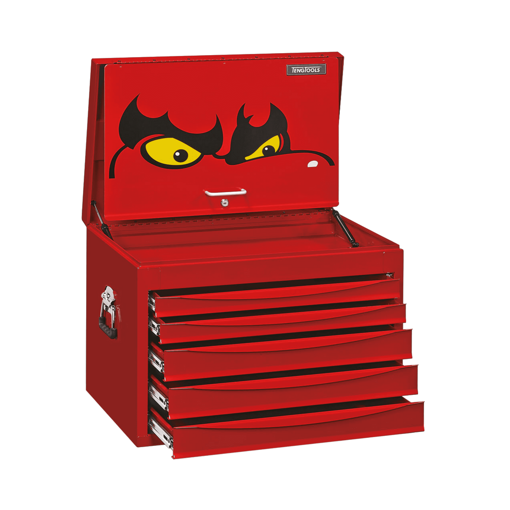 Teng Tools 5 Drawer Professional Steel Lockable Red SV Series Deep Top ...