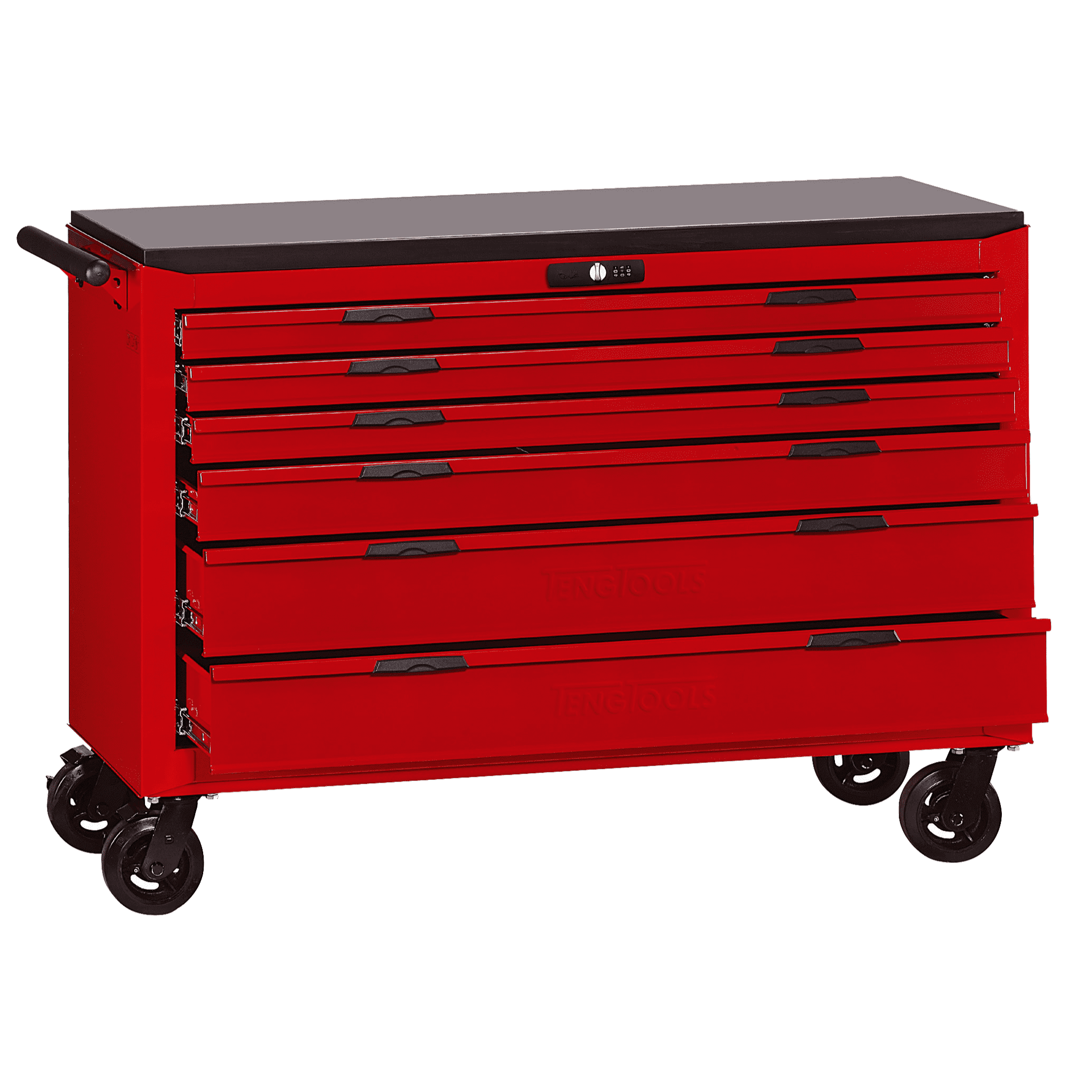 Teng Tools 53 Inch Wide 6 Drawer Heavy Duty Roller Cabinet Tool Chest ...